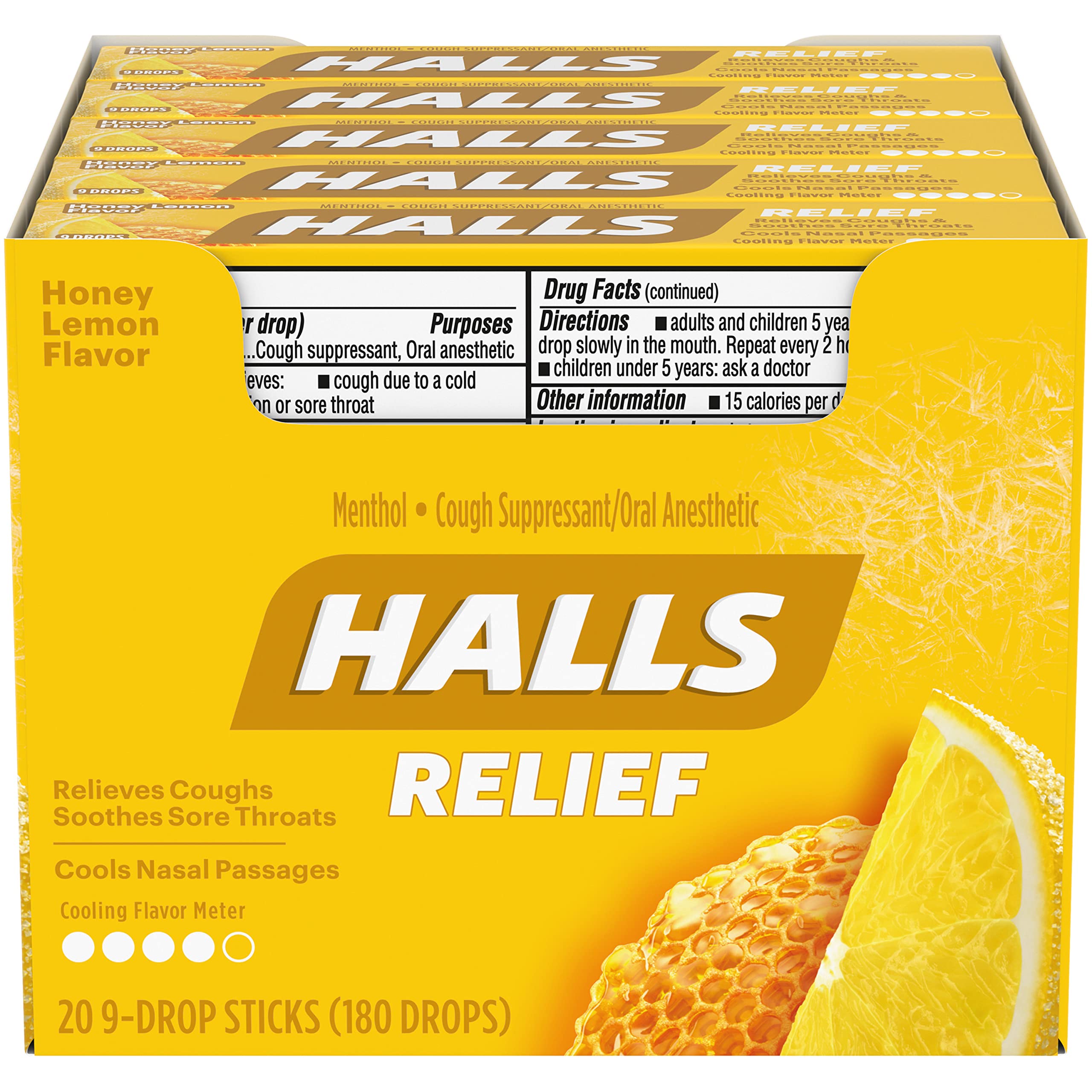 Halls Cough Drops Wrappers