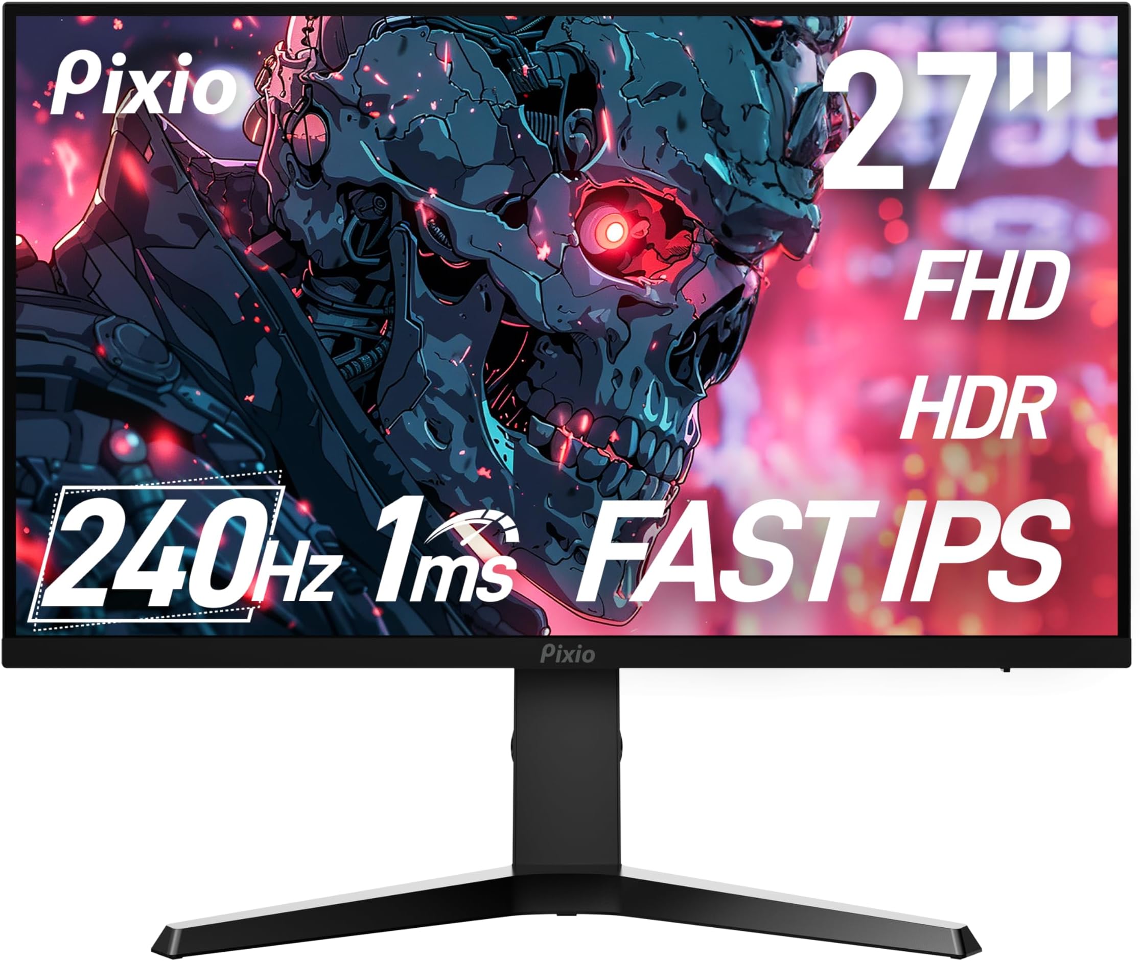 Amazon.com: Pixio Two PX248 Wave White 24 inch 200Hz FHD 1080p ...