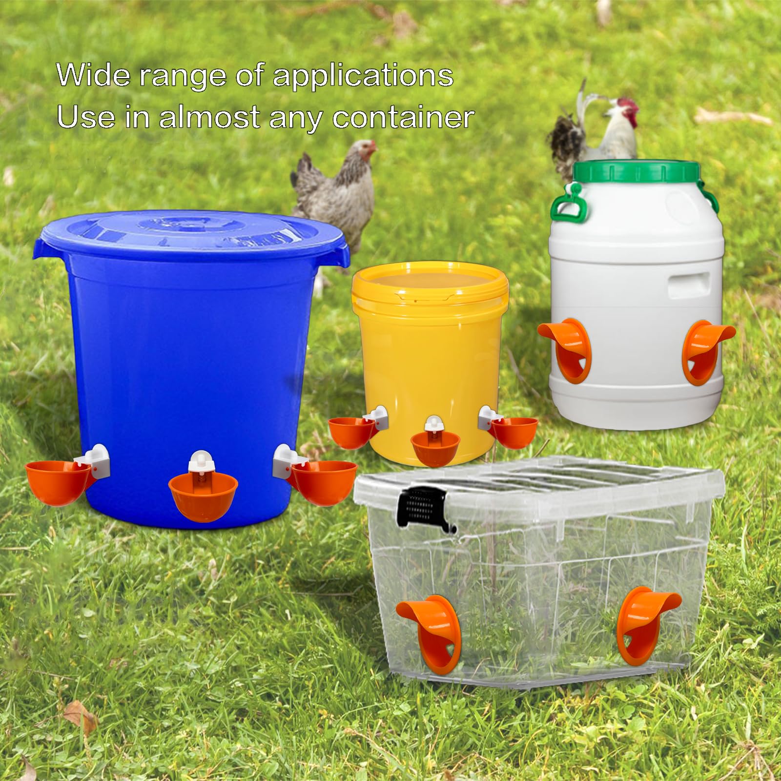 Snapklik.com : DIY Automatic Chicken Feeders And Waterer Set No ...