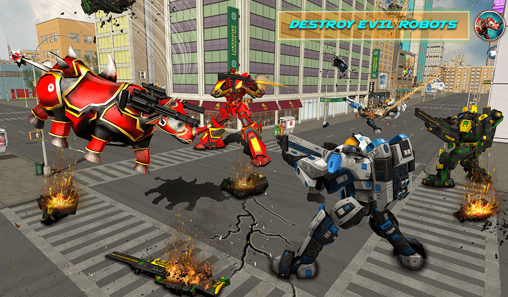 Ultimate Futuristic Rhino Robot Monster Truck 3D Robot car Game 2018 ...