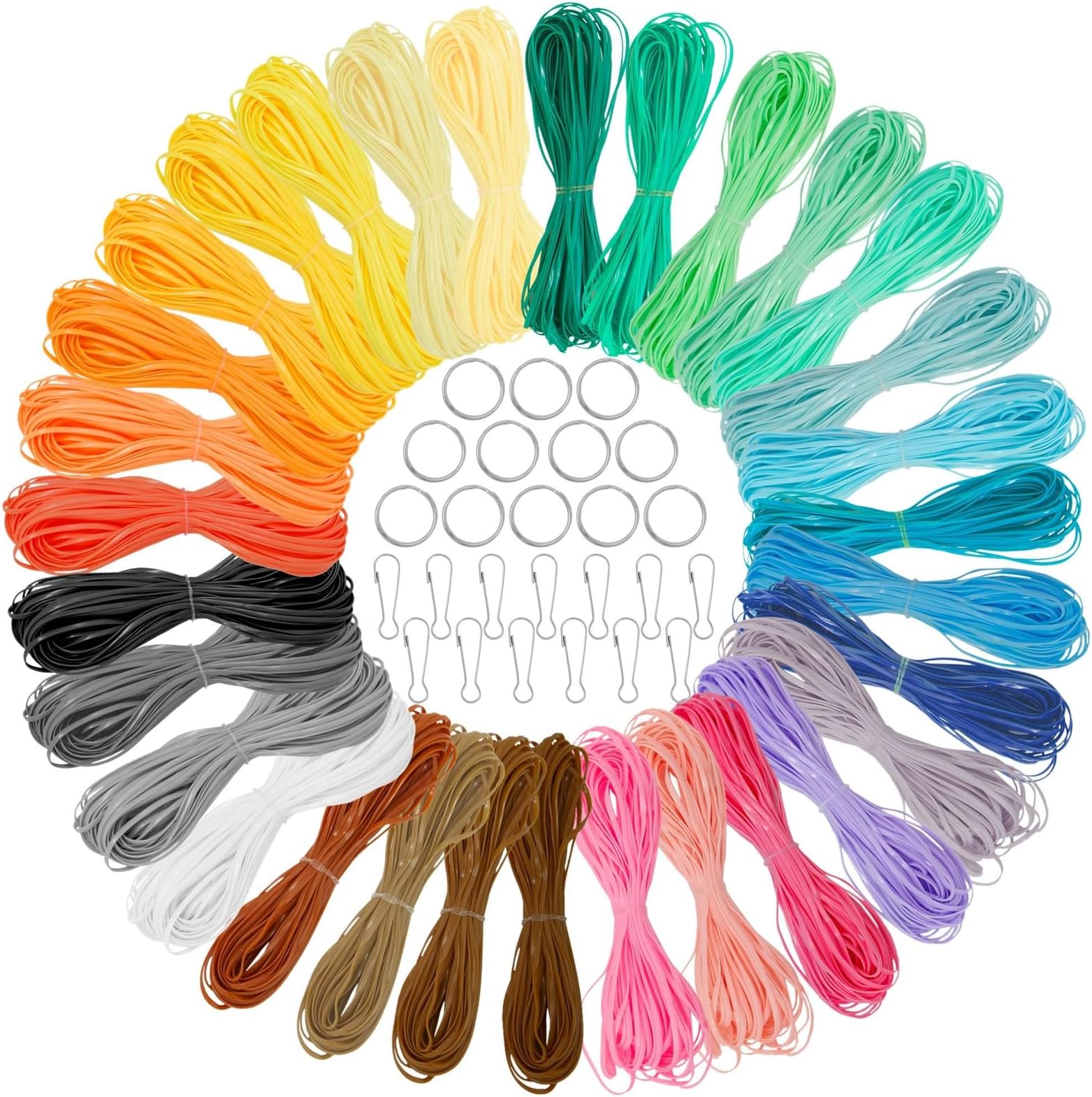 Amazon.com: 31 Color Lanyard String Kit, Gimp String for Bracelets ...