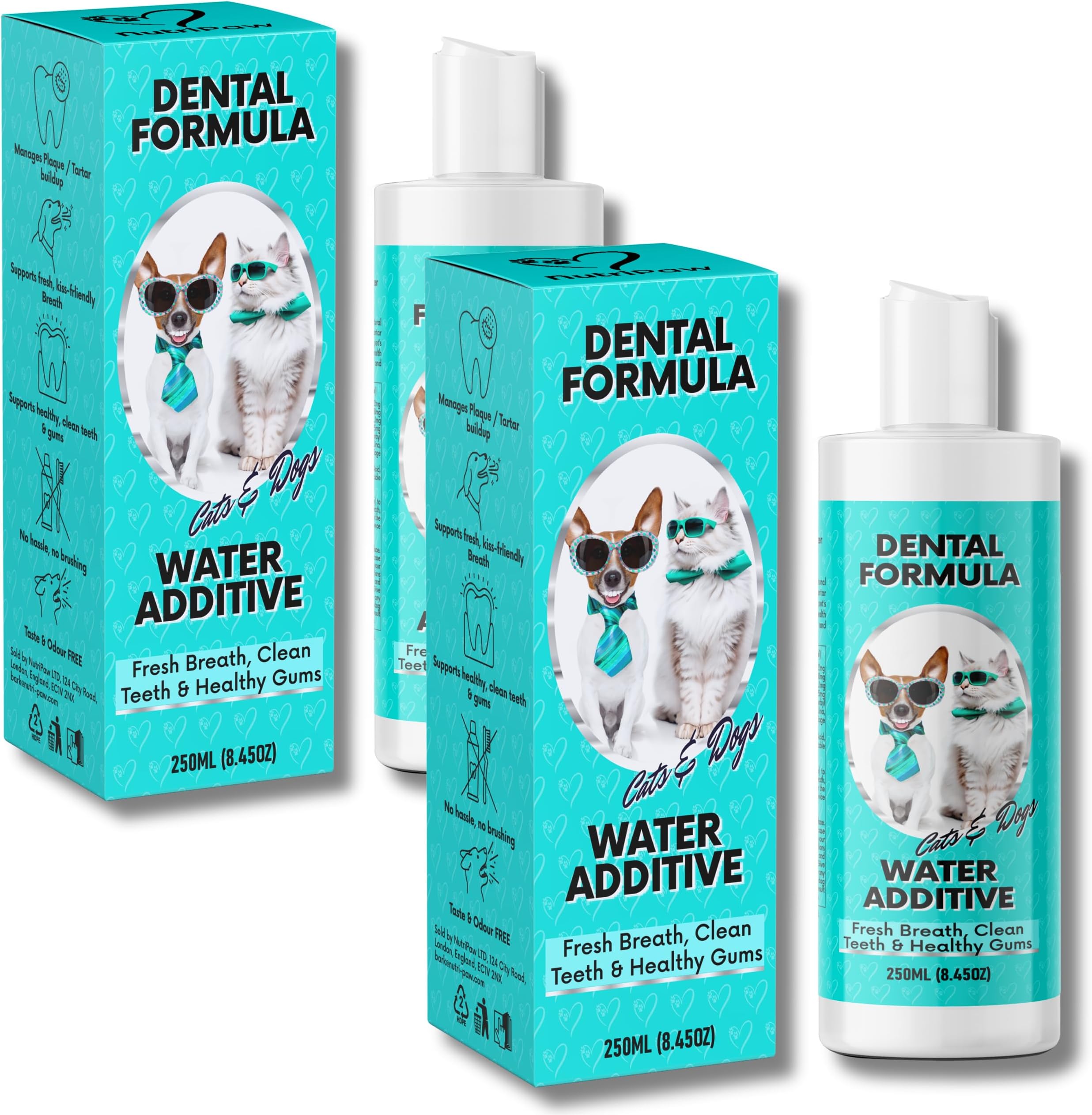 Bailey & buddies Dental Formula Water Additive For Dogs & Cats - Clean ...