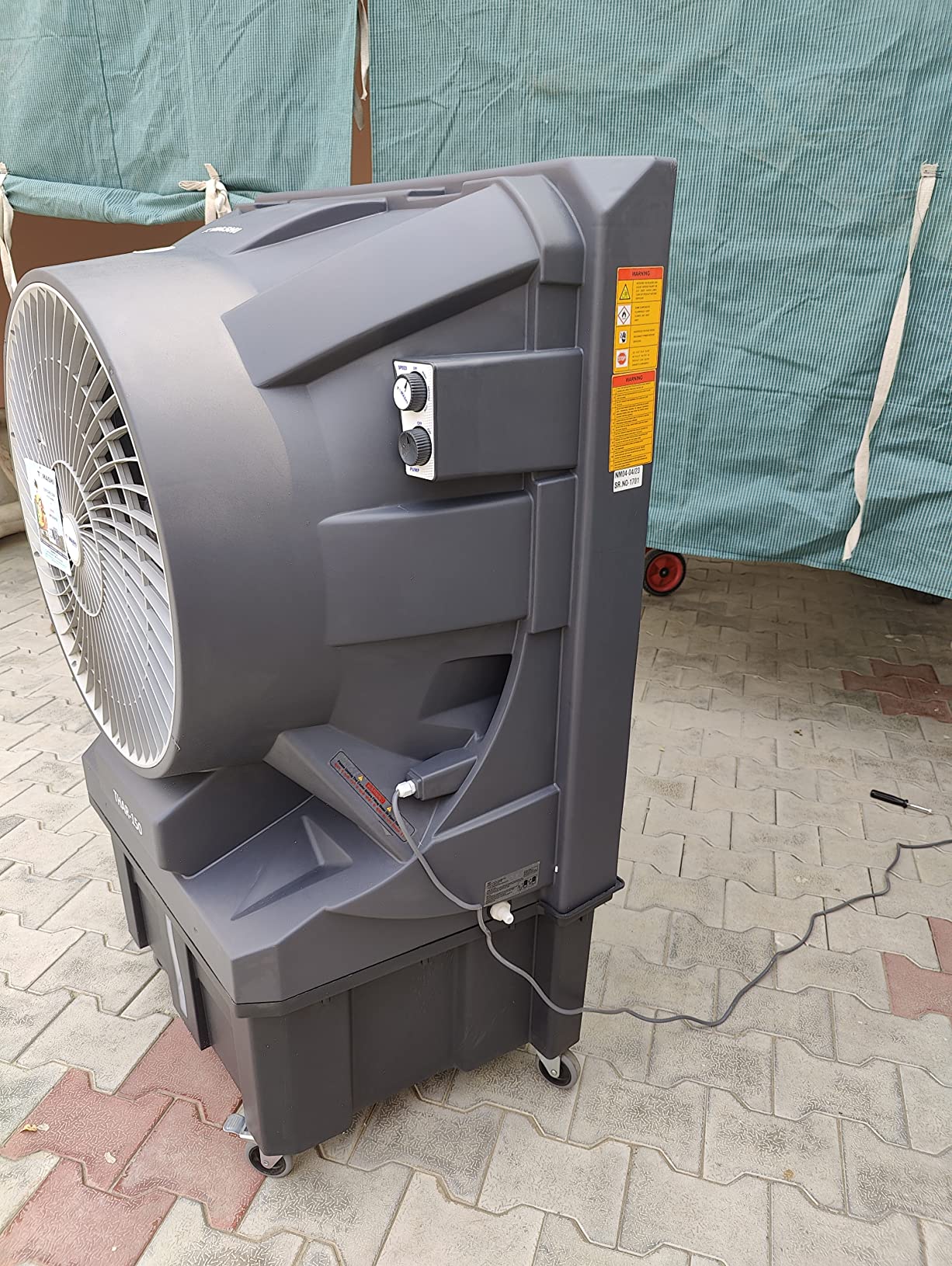 TOMASHI- THAR 150 high performance cooler with 44mm motor|22inch fan ...