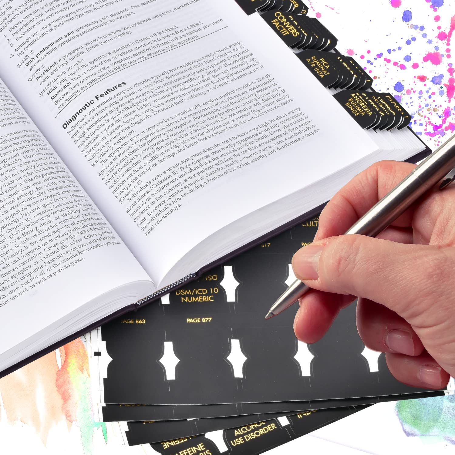 Snapklik.com : 80 Index Tabs For DSM-5-TR, DSM-5, DSM V TR Tabs For ...