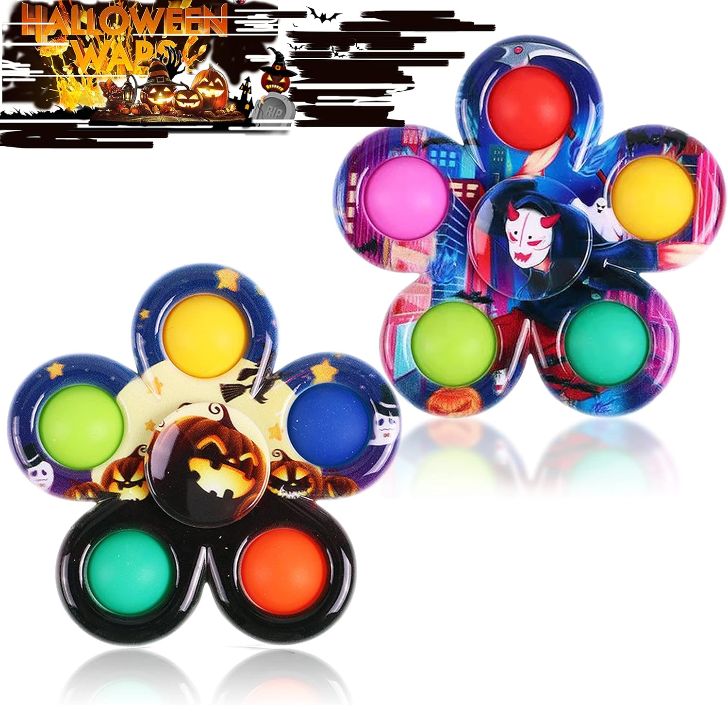 Amazon.com: PIWFSDBG 2 Pcs Pop Fidget Popper, Sensory Fidget Toy ...