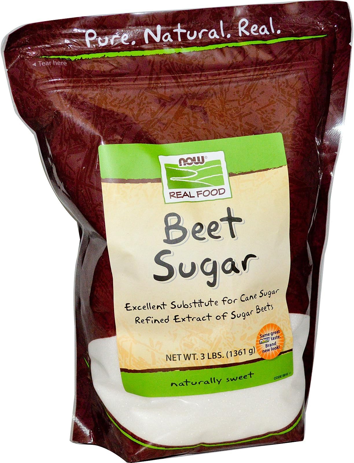 Amazon.com: NOW Foods Beet Sugar, 3-Pound (Pack of 2) : Grocery ...