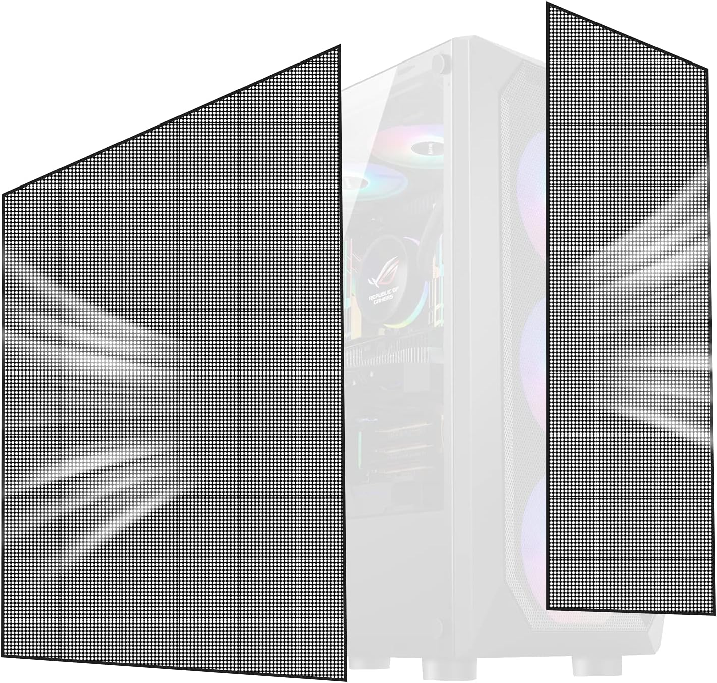 Amazon.com: Woanger 4 Pcs 1000 x 300 mm DIY PC Case Dust Filter PC Fan ...