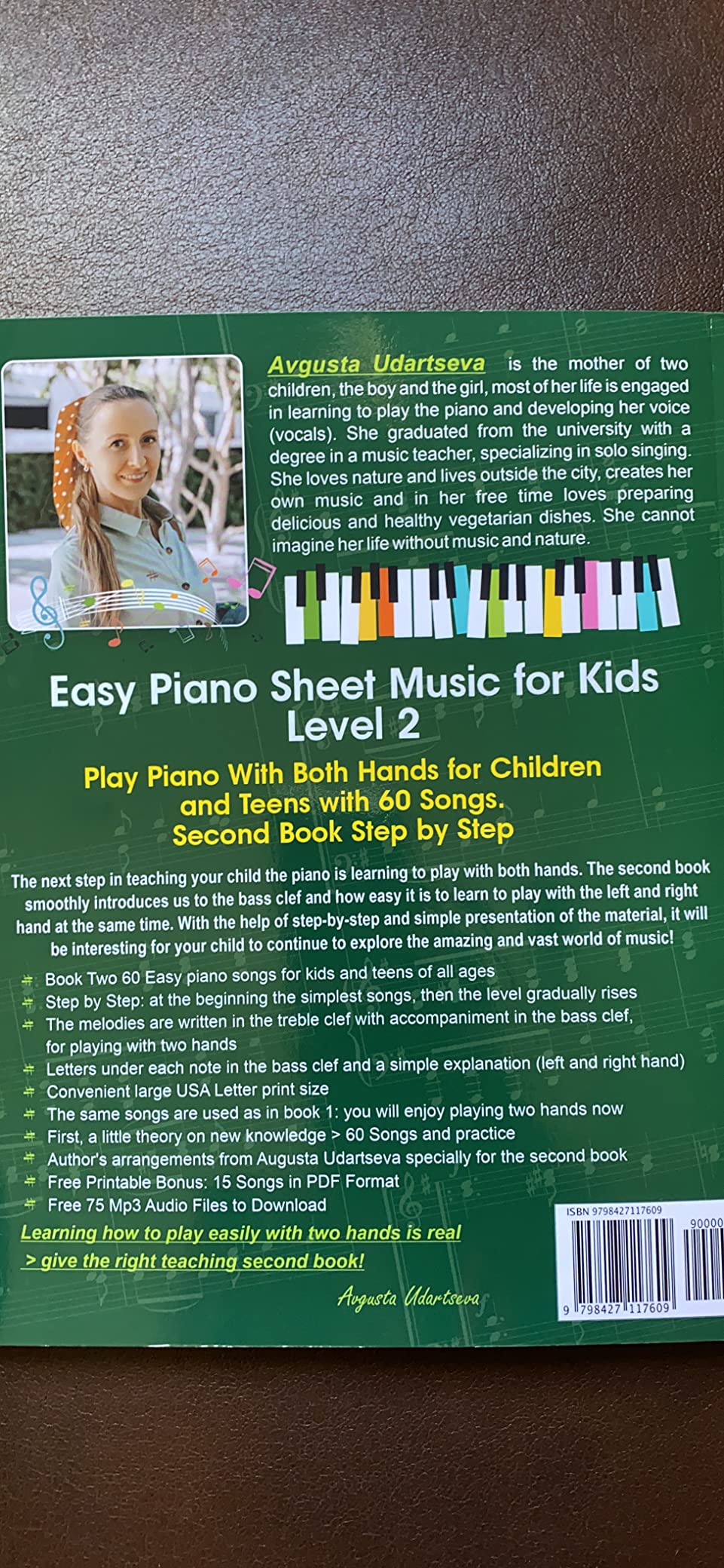 Amazon.com: Easy Piano Sheet Music for Kids Level 2: Play Piano With ...