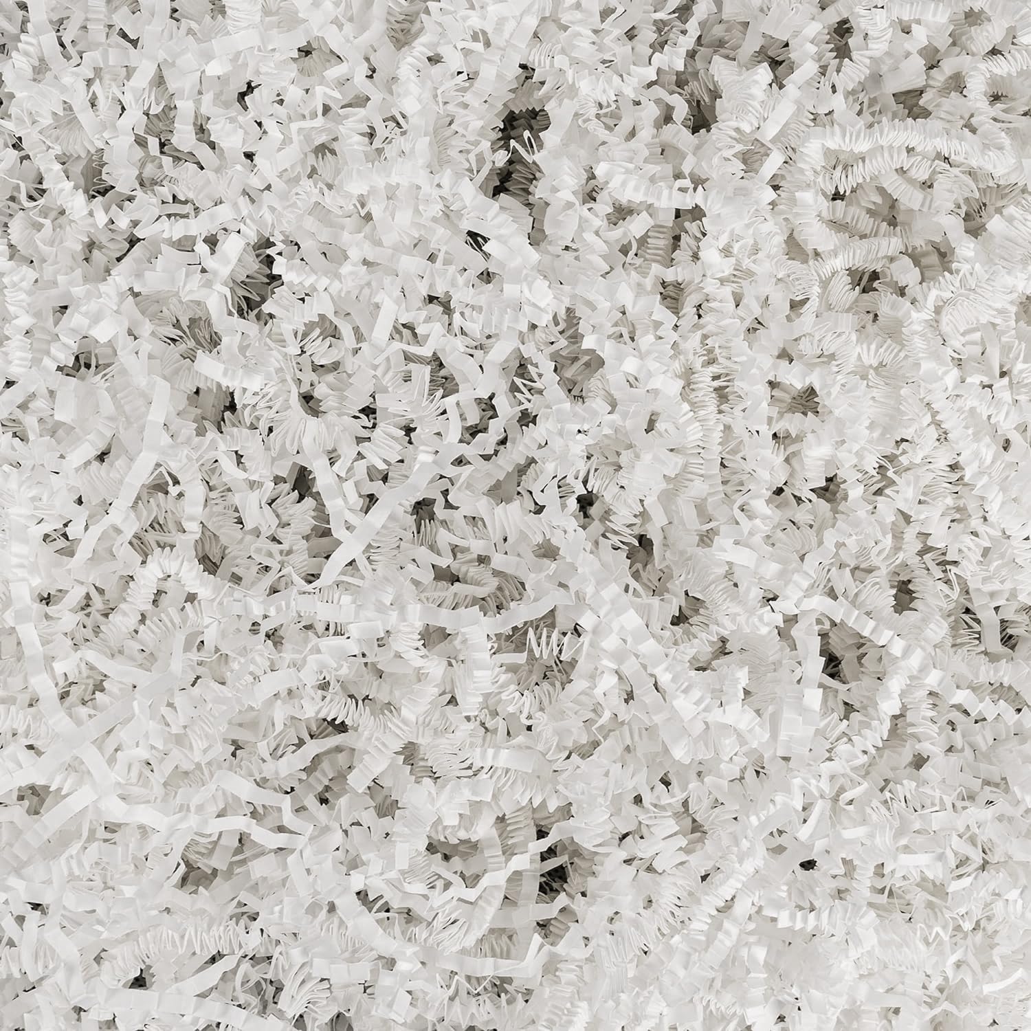 Amazon.com: White and Silver Metallic Blend Crinkle Paper 1/2 Lb Bag 8 ...