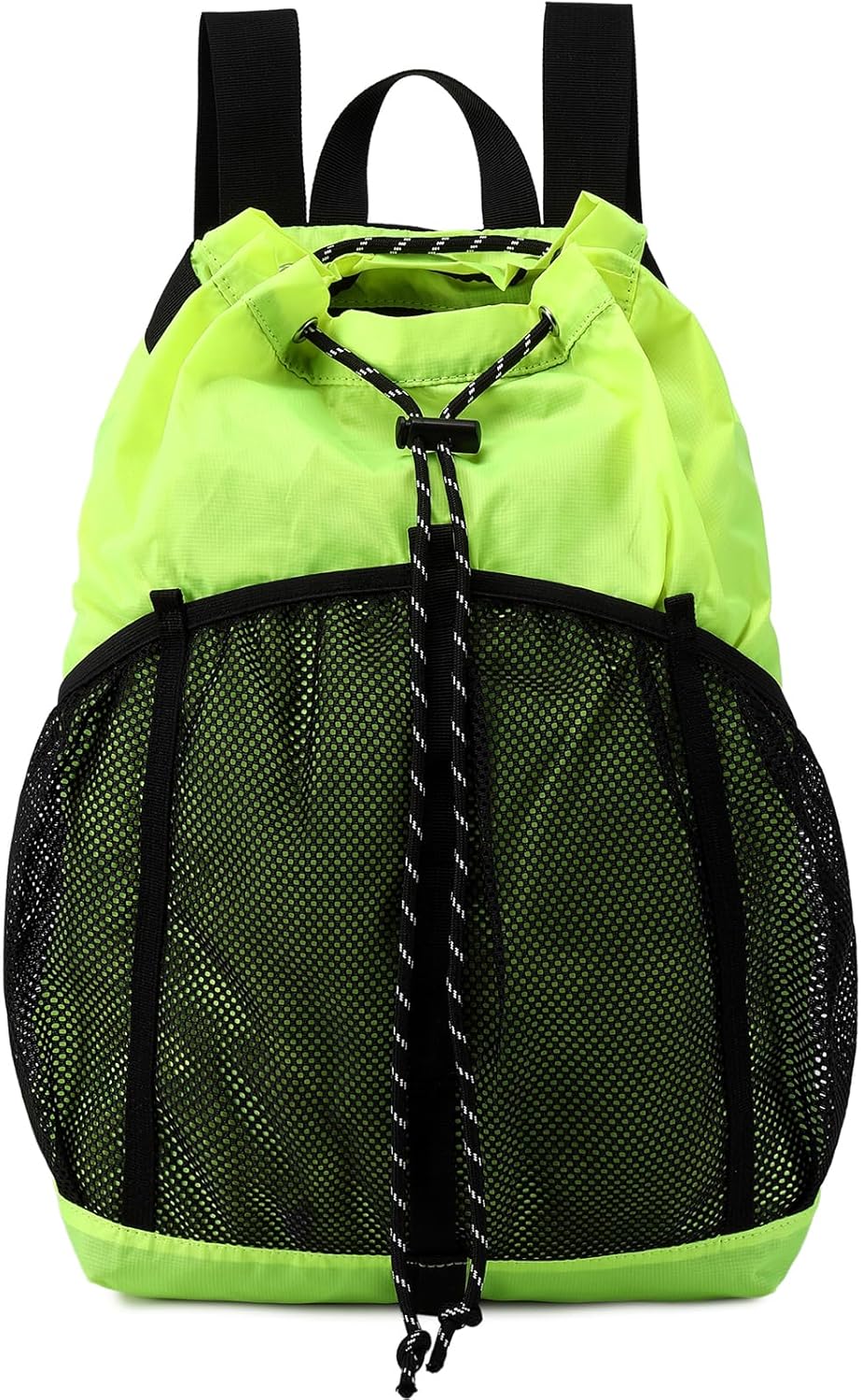 Amazon.com | Lohol Lightweight Nylon Drawstring Backpack with Mesh ...