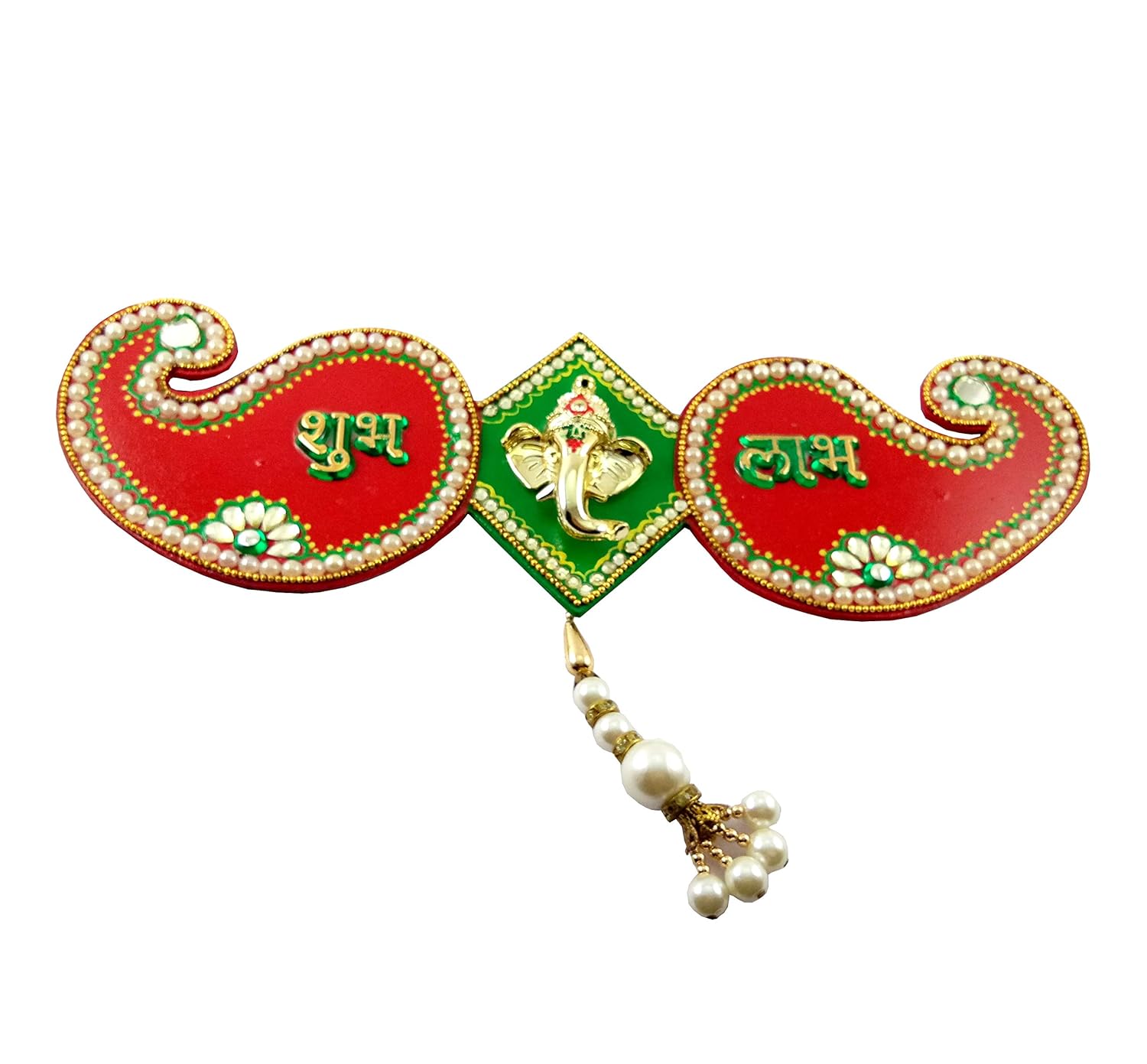 Himalayan Creation shubh labh Door/Wall Hanging toran with ganpati ...