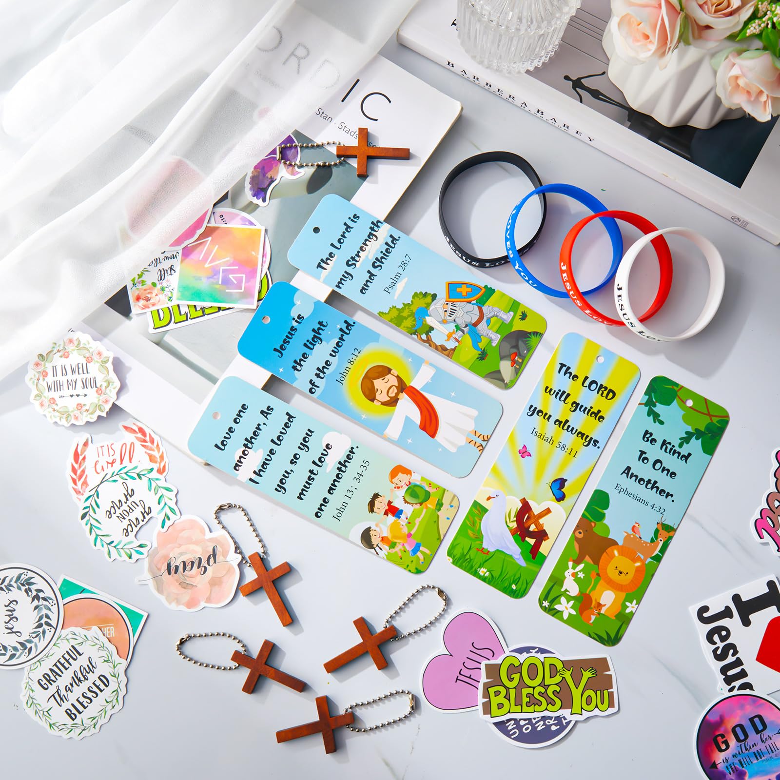 Snapklik.com : Cholemy 160 Pcs Christian Party Favor Include 20 ...