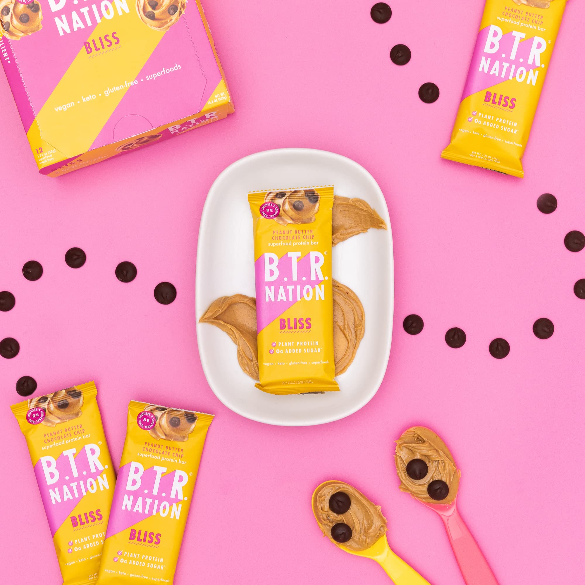 Snapklik.com : Vegan Keto Superfood Protein Bars, By BTR - Low Carb ...