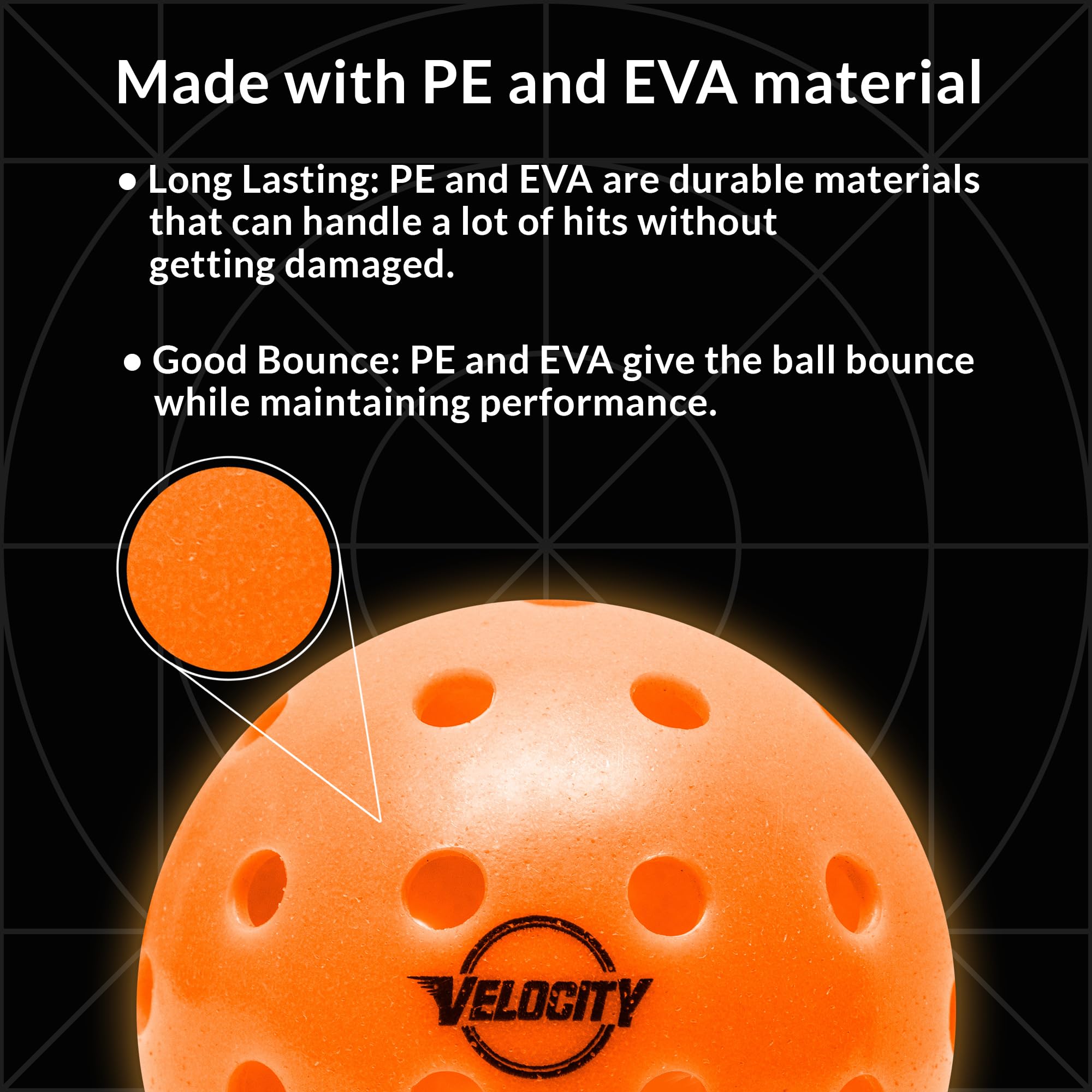 Snapklik.com : Velocity Outdoor Pickleball Balls, 12 Pack In Purple