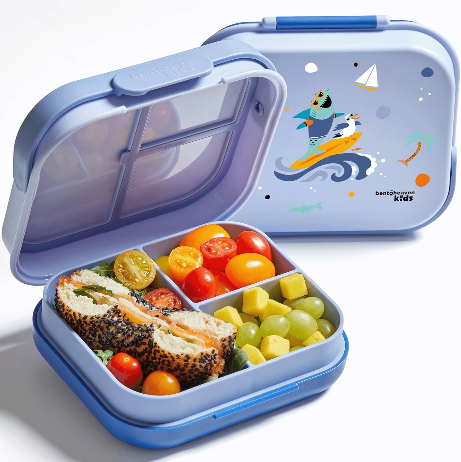 Amazon.com: Bentoheaven Premium Bento Lunch Box for Kids, 9 Designs ...
