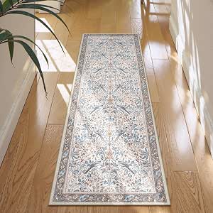 Amazon.com: Morebes Boho Floral Birds 2x6 Kitchen Runner Rugs Non Skid ...