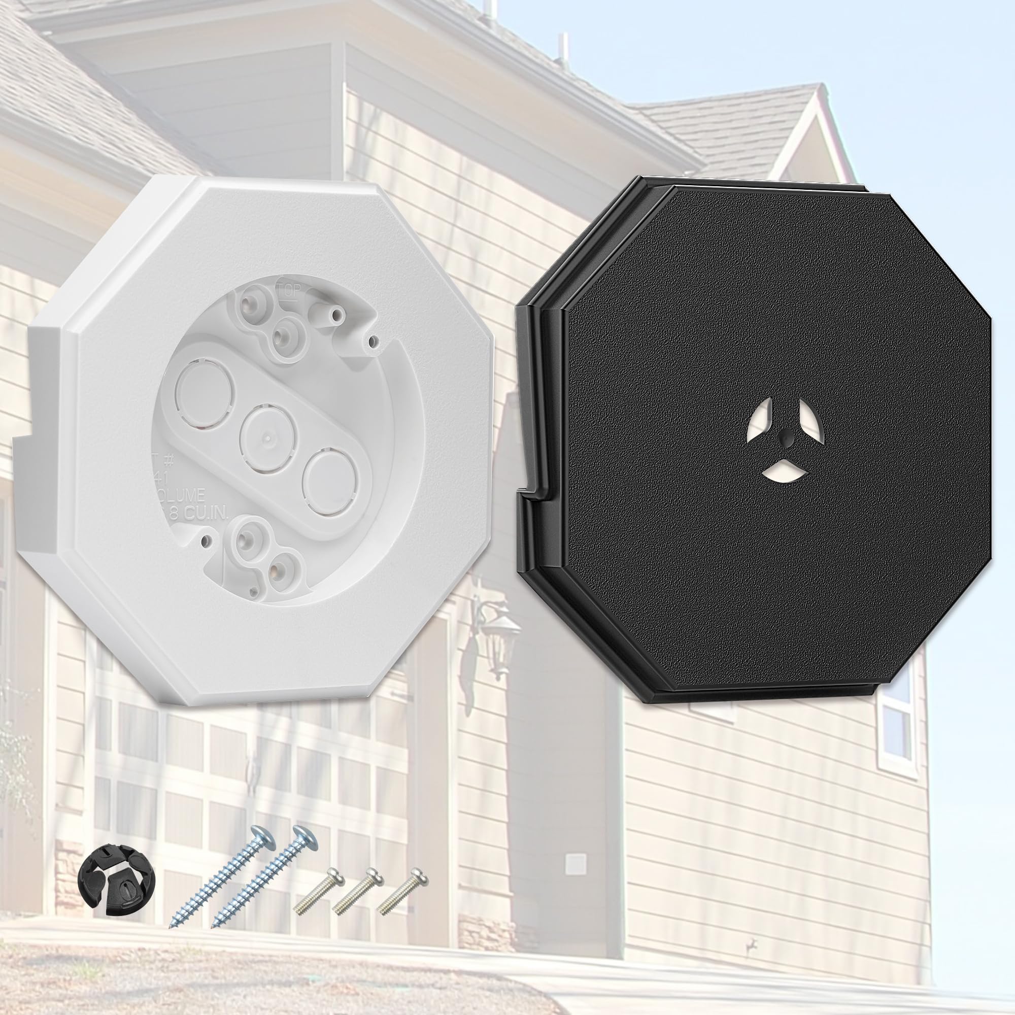 Vinyl Siding Mounting Plates Mount Blocks & Utility Vents | Mount