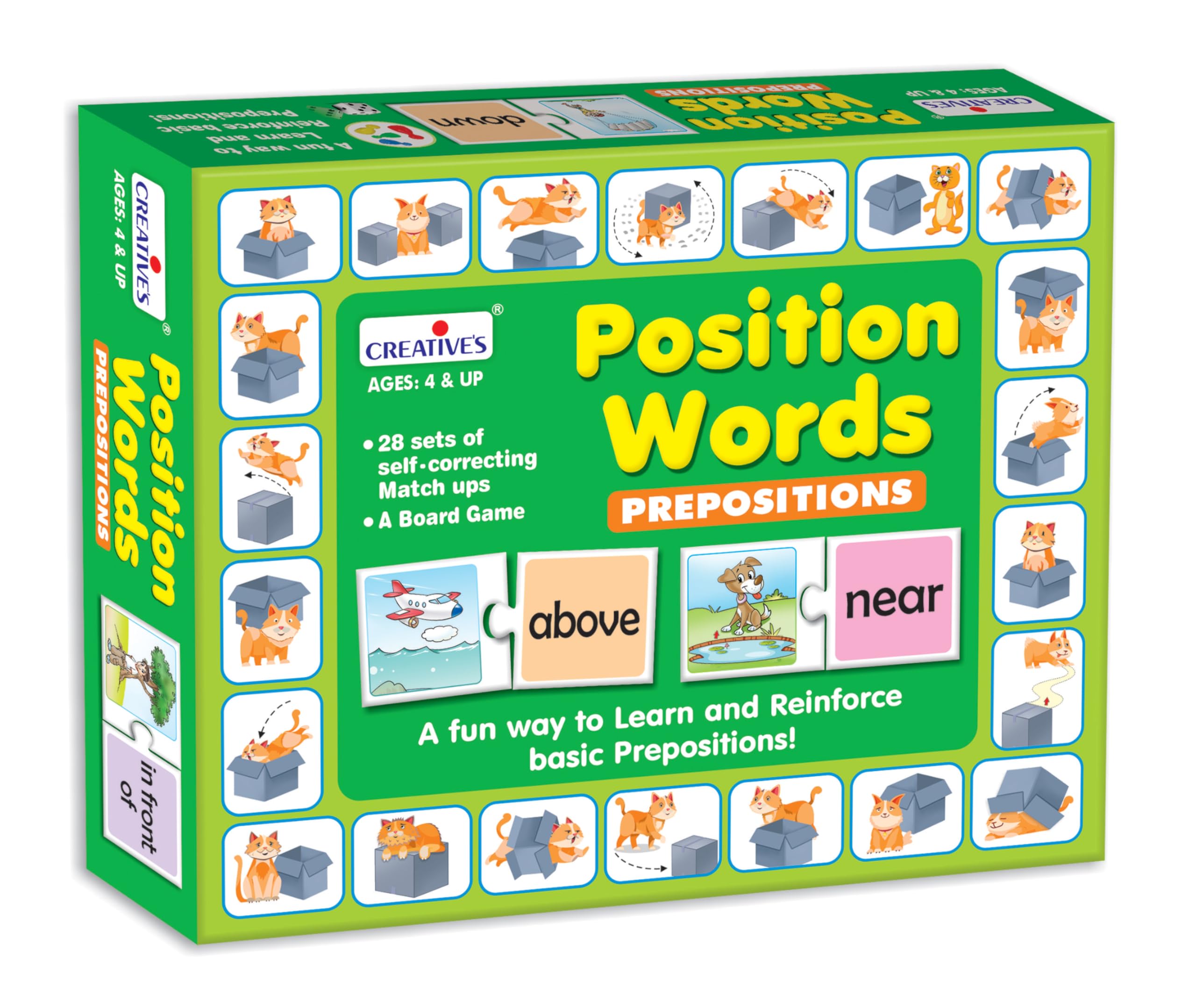 Buy Creative's Position Words | Self-Correcting Match-ups Puzzles ...