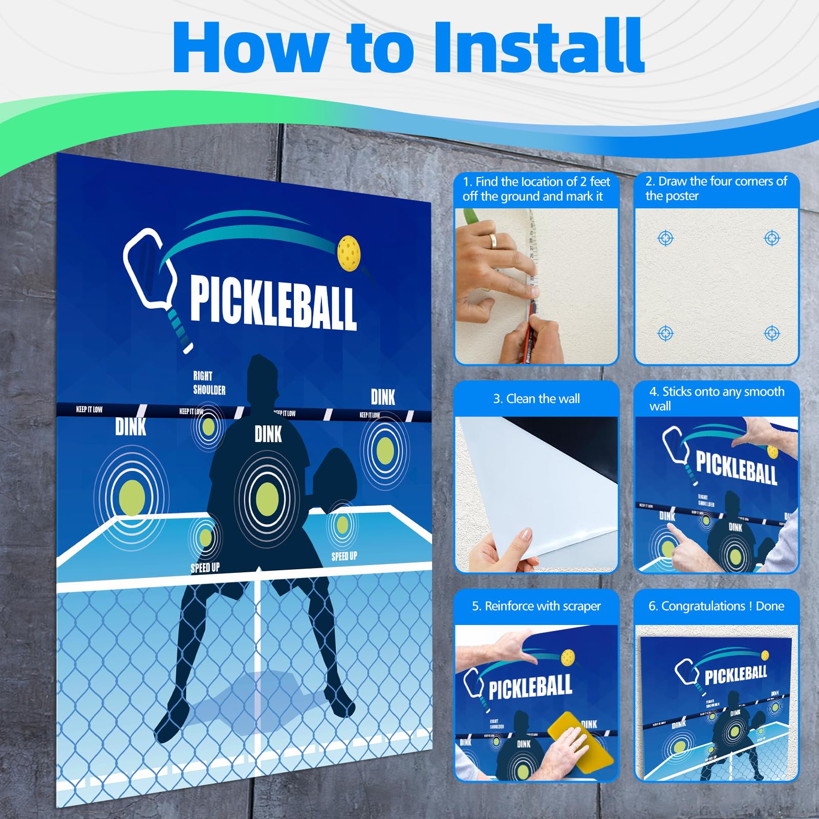 Snapklik.com : Dink Master Pickleball Practice Board-Wall Pickleball ...