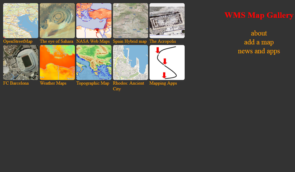 WMS Map Gallery - App on Amazon Appstore
