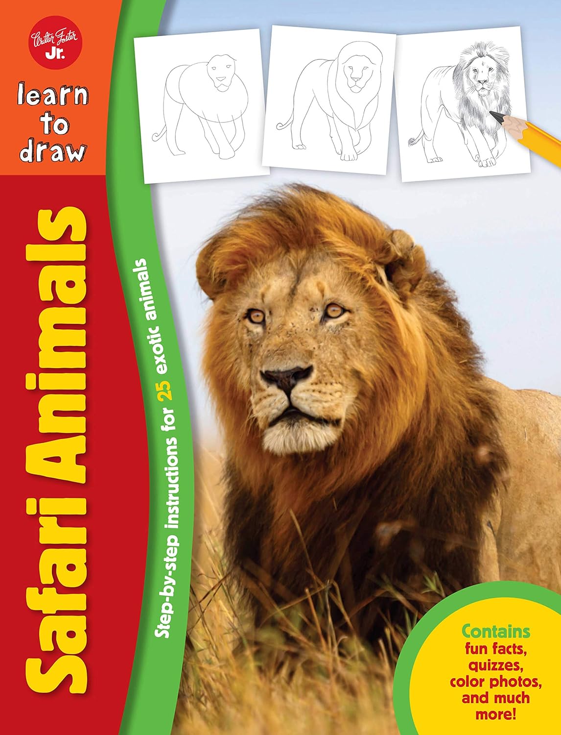 Learn to Draw Safari Animals: Step-by-step instructions for more than ...
