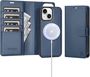 Amazon.com: Shieldtop Compatible with Magsafe Magnetic 2 in 1 Detachable iPhone 13 Wallet Case ...
