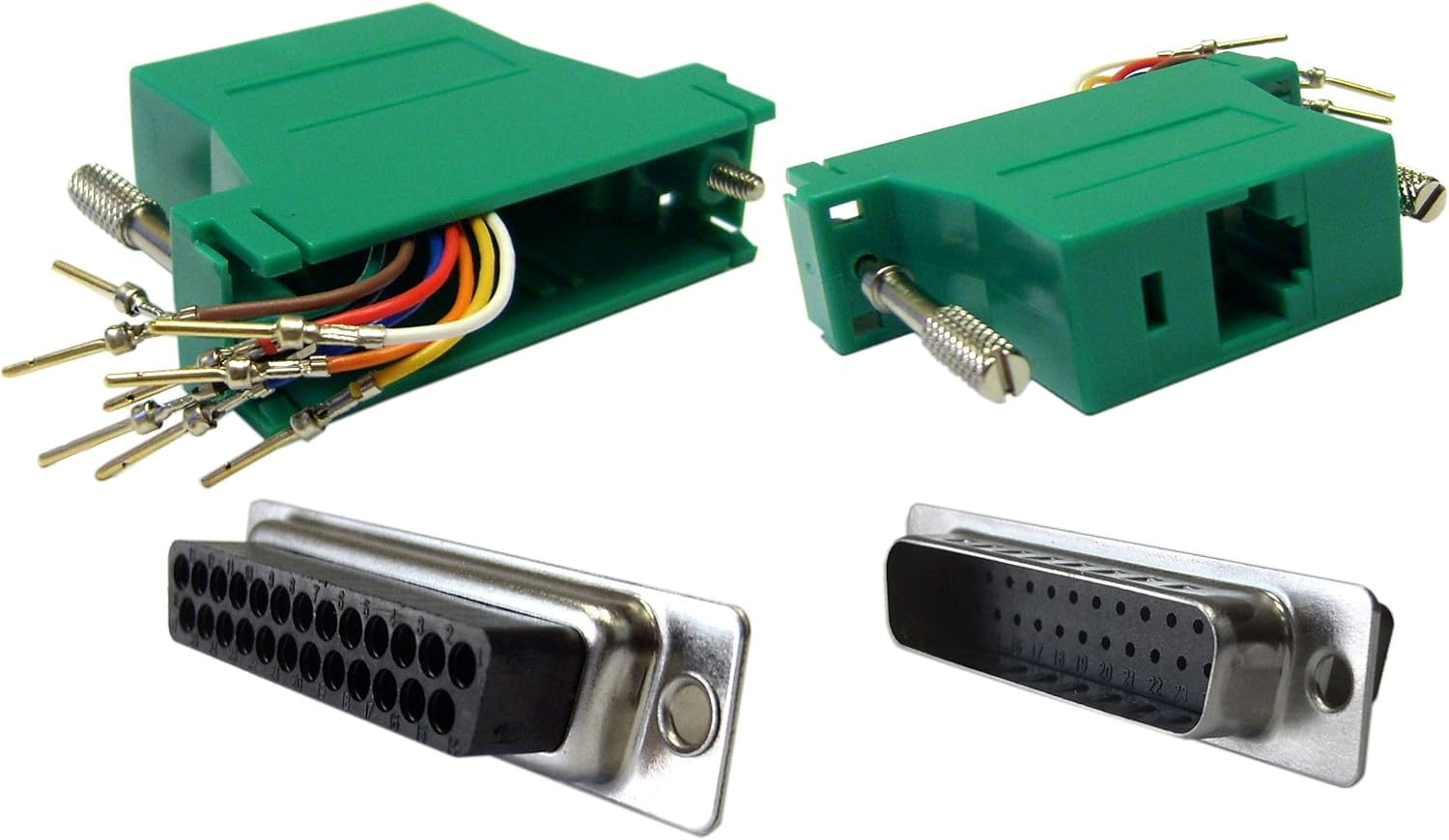 Adaptador modular DB25 para RJ45 - M/F - Adaptador serial, conector ...