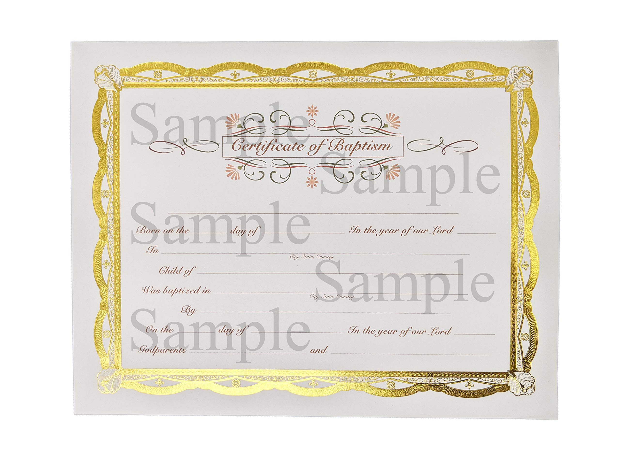 Christening Certificate Border Certificate Baptism Template With Dove