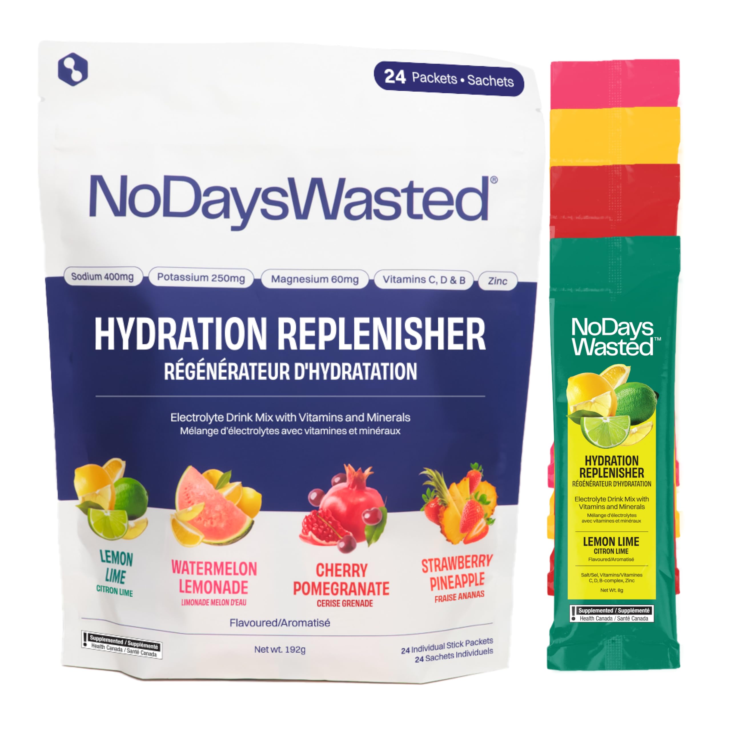 Amazon.com: No Days Wasted Hydration Replenisher Electrolyte ...