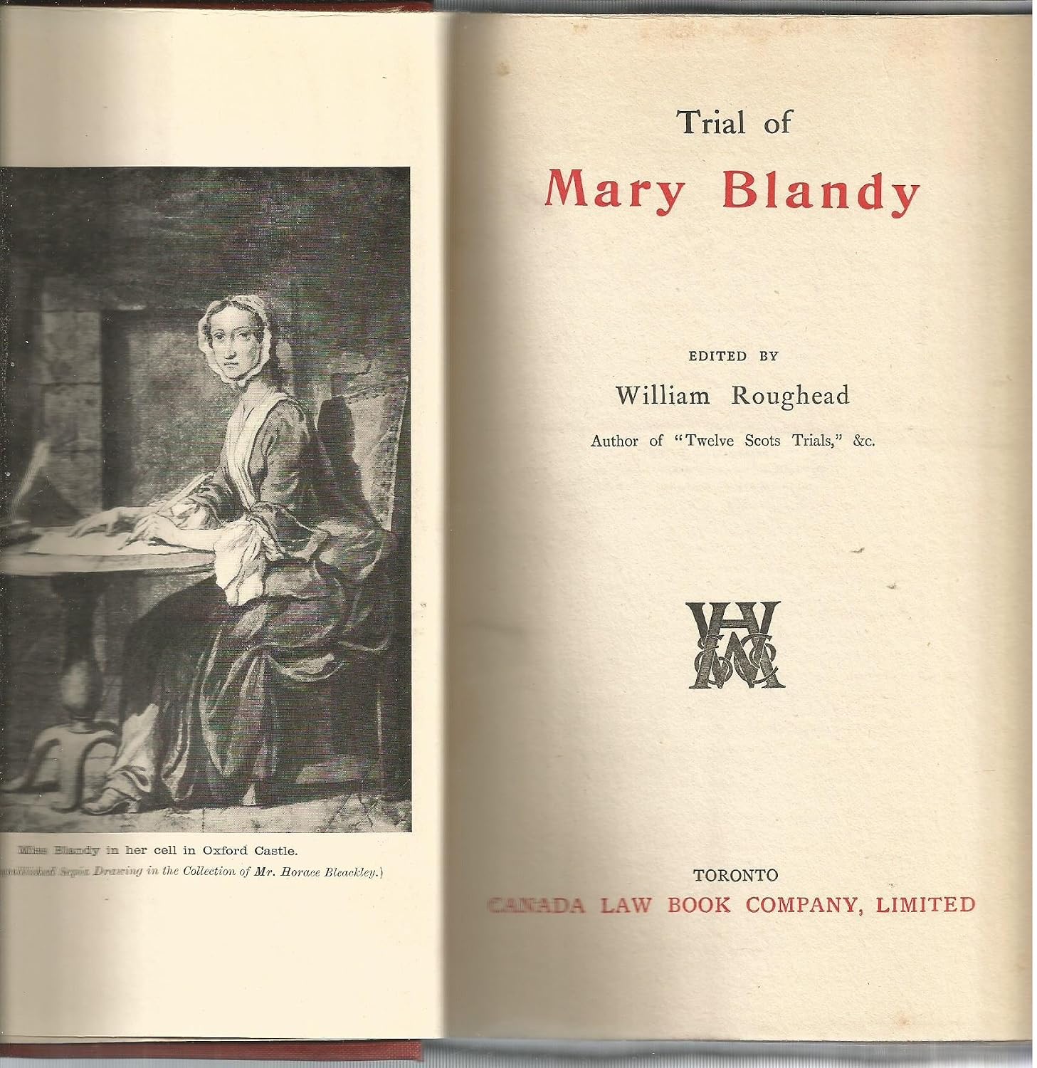 NOTABLE BRITISH TRIALS SERIES - TRIAL OF MARY BLANDY: Mins EIlamdy ...