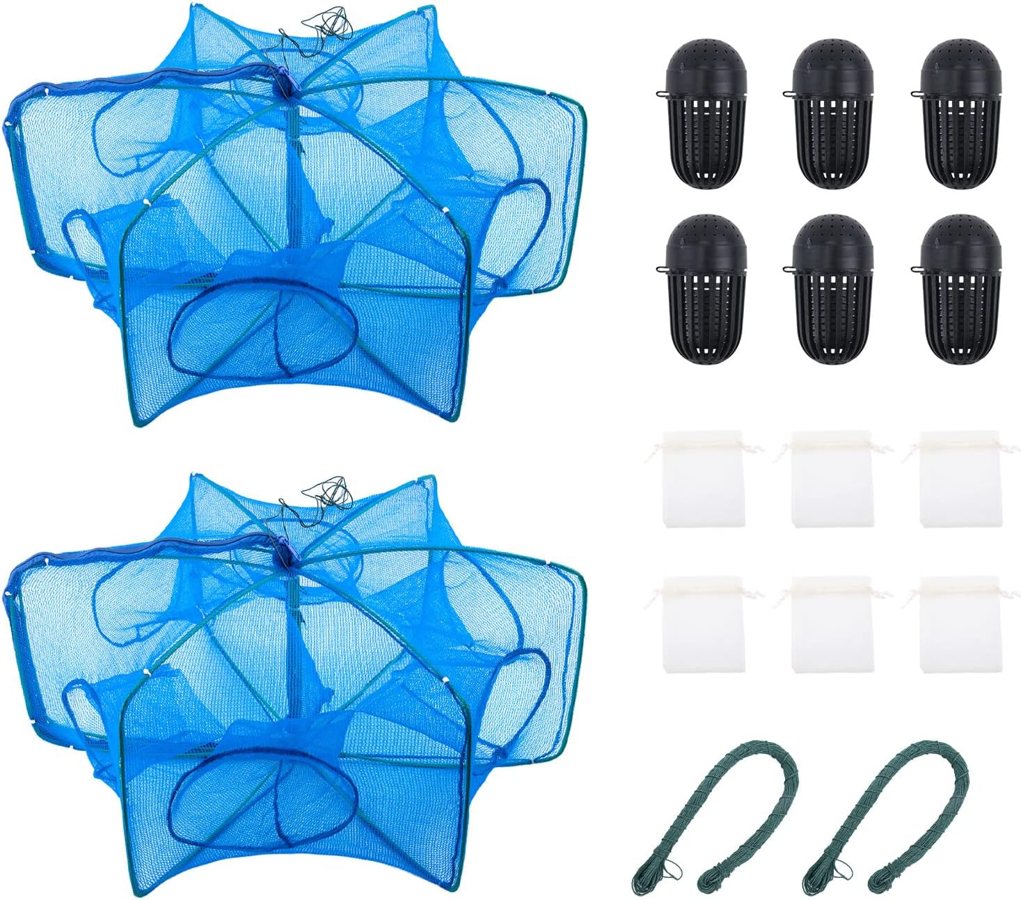 Amazon.com : Goture Fishing Bait Trap, Foldable Fishing Net, Minnow ...