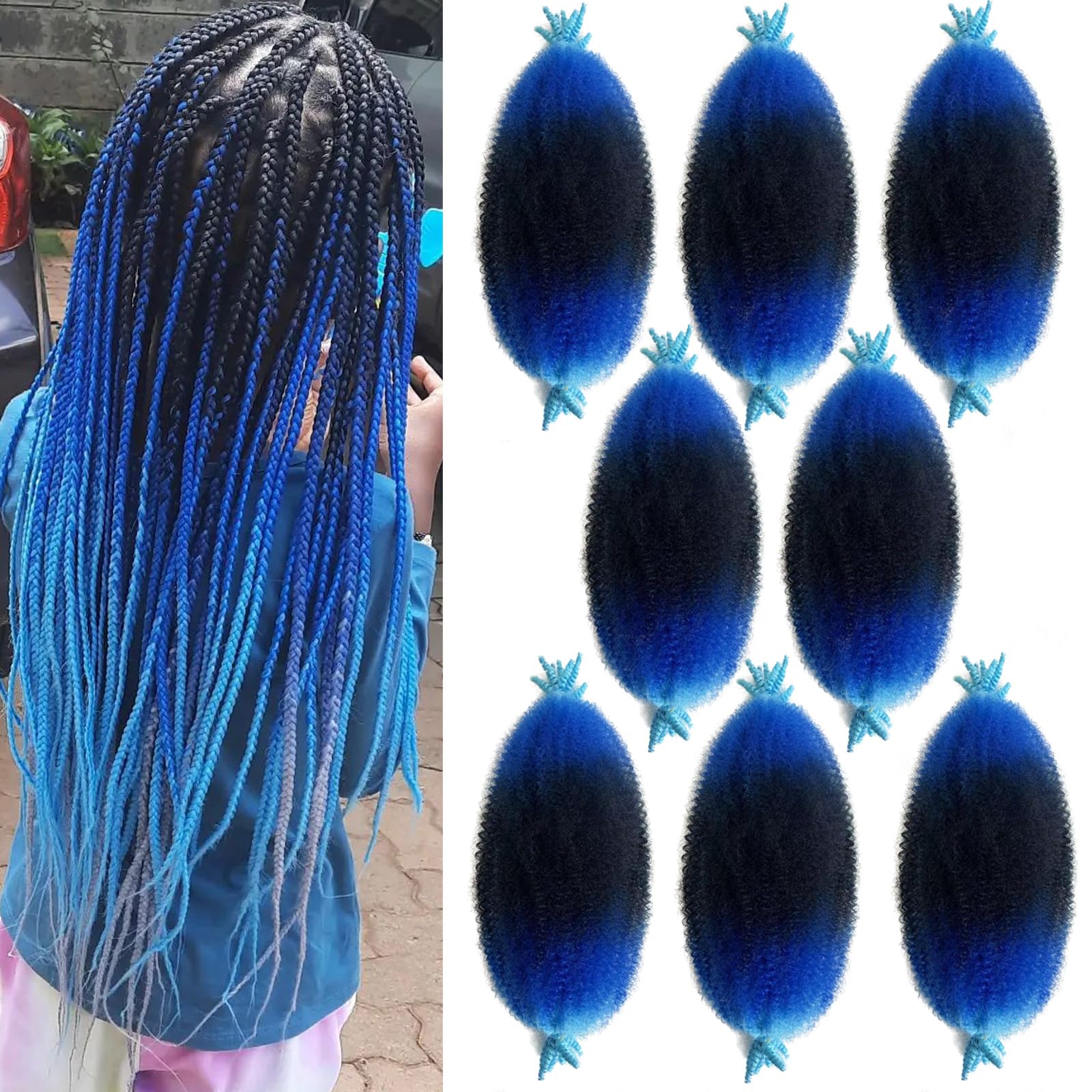 Blue Marley Hair