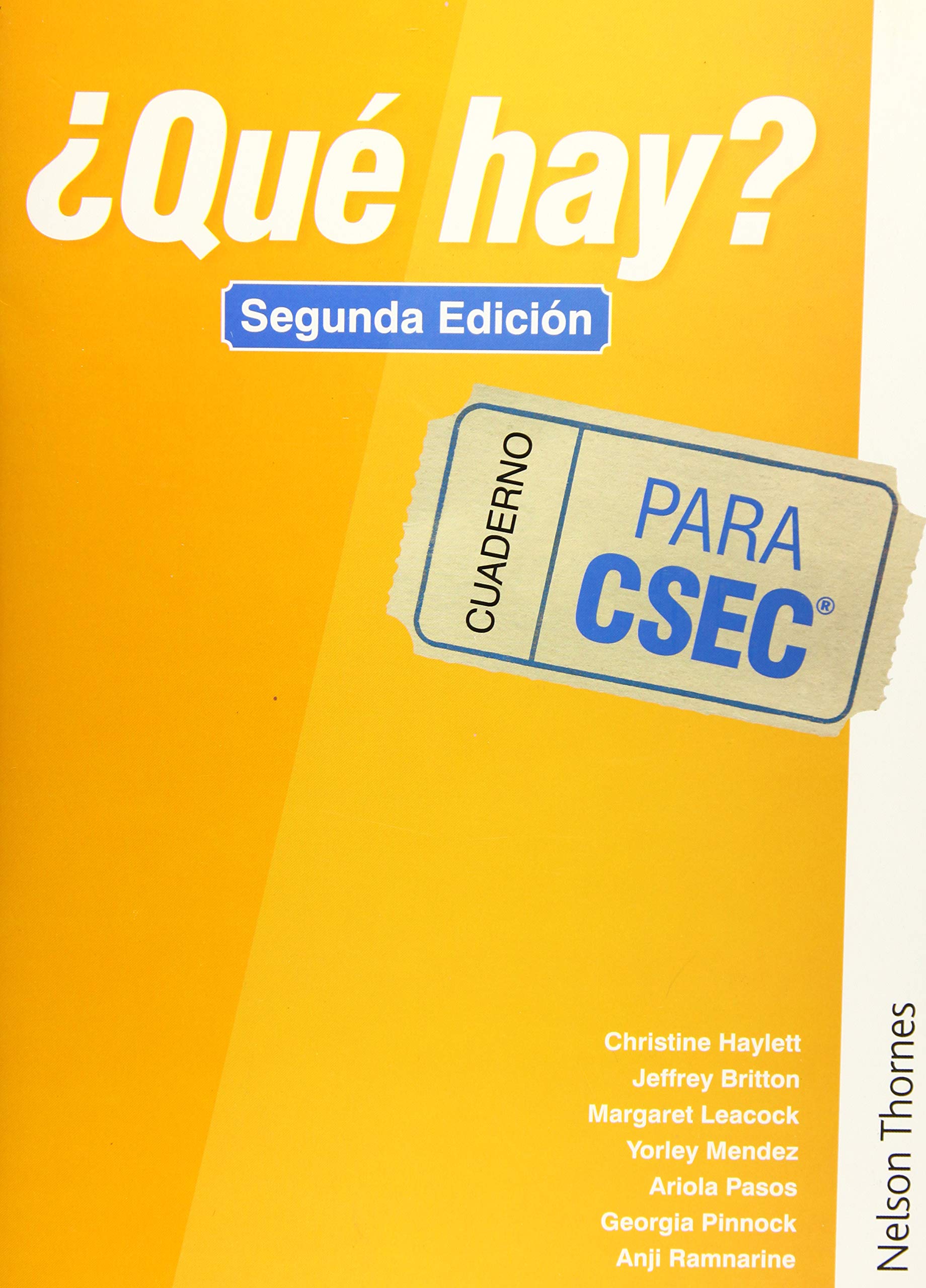 Amazon.com: ?Que hay? Cuaderno CSEC Second Edition: 9781408523735 ...