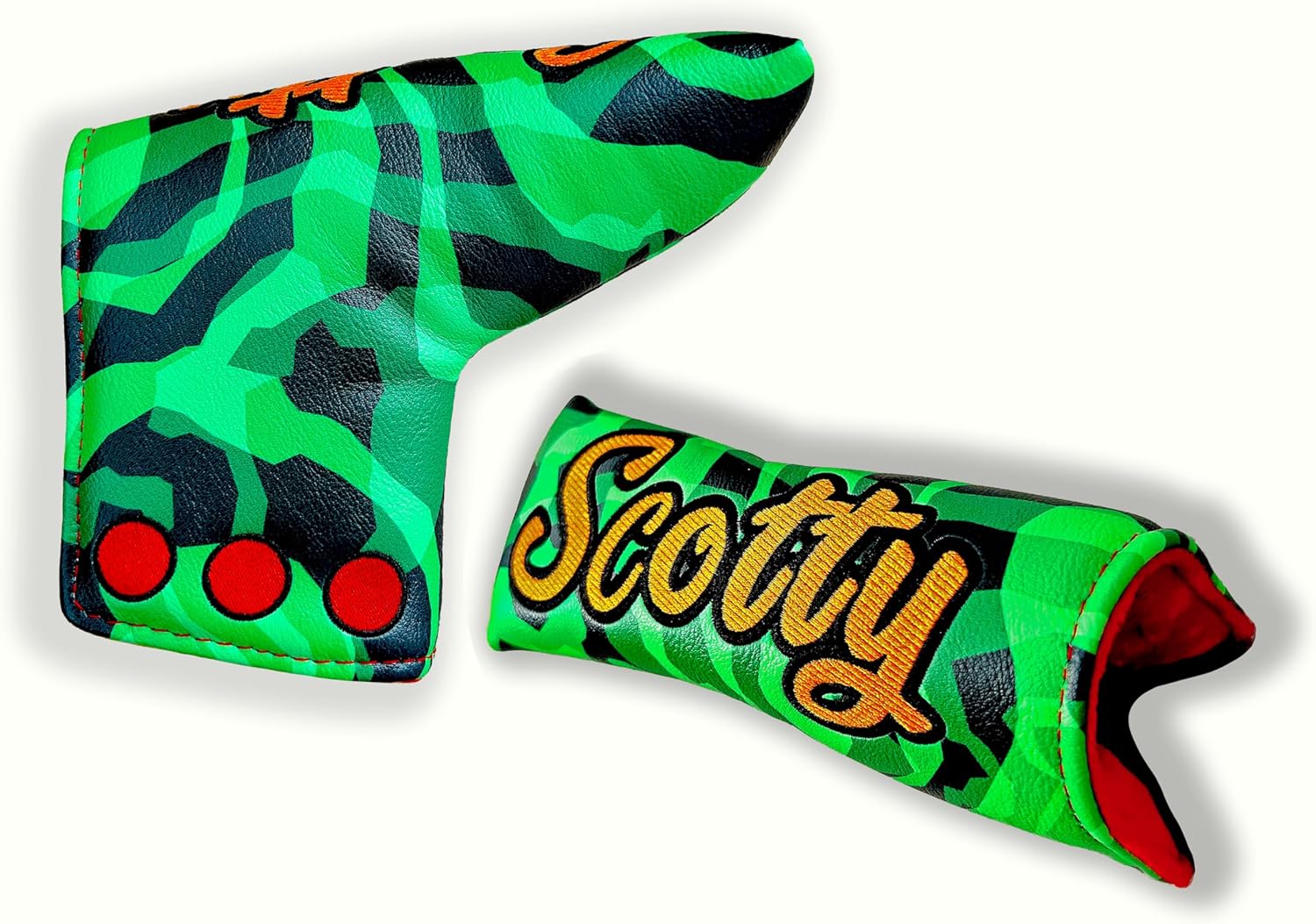 Amazon.com : Magnetic Scotty Blade or Mallet Golf Putter Head Cover ...