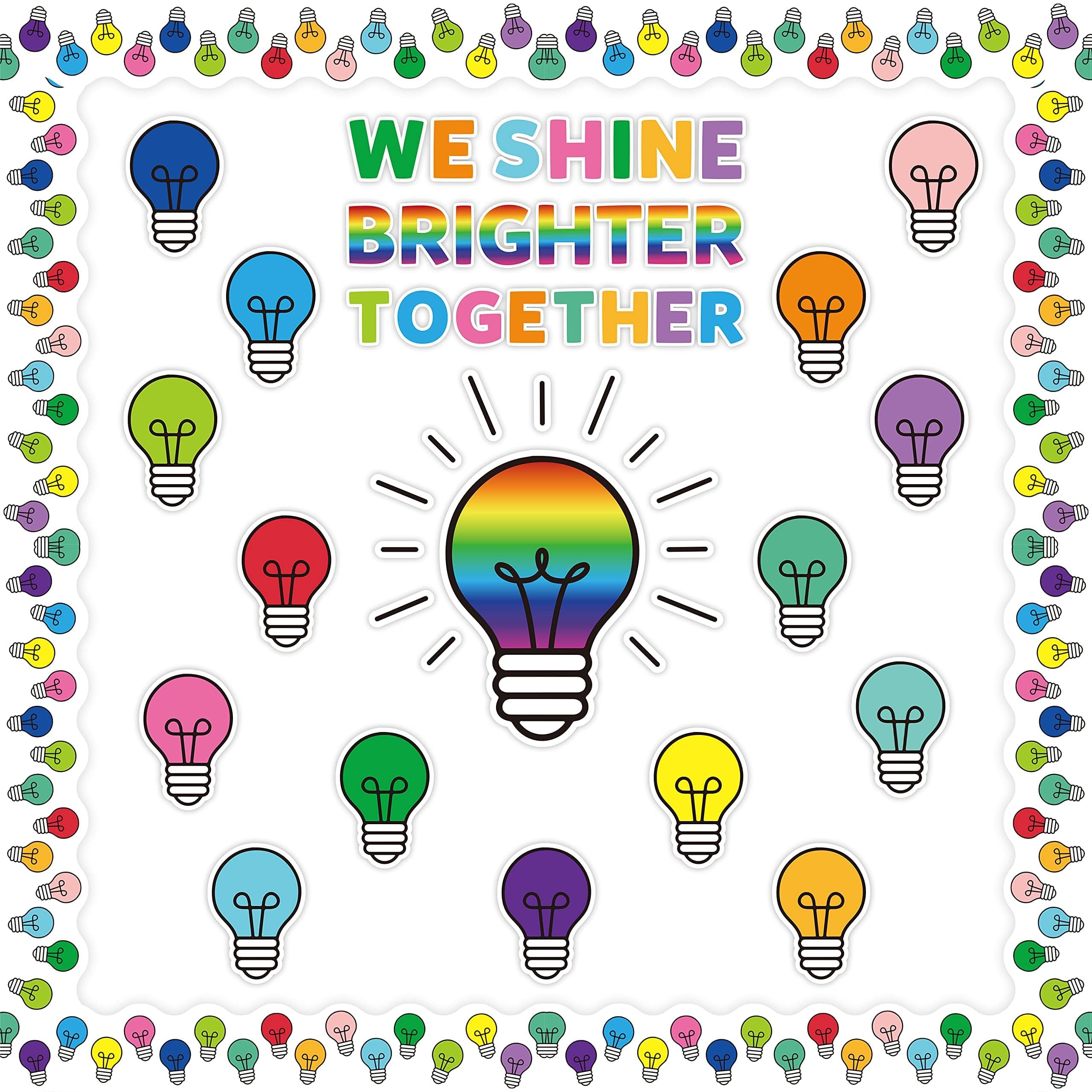 Snapklik.com : Back To School 137Pcs Light Bulb Bulletin Board Cutouts ...