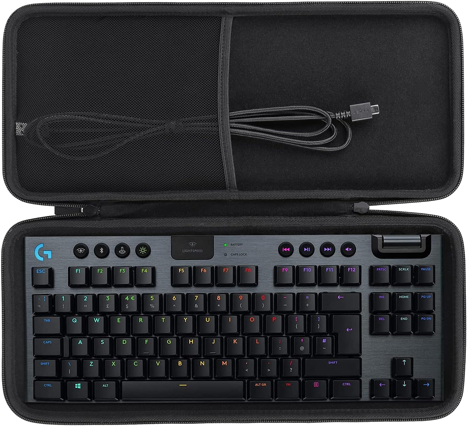 co2CREA Hard TKL Keyboard Storage Case for Logitech G915 LIGHTSPEED TKL ...