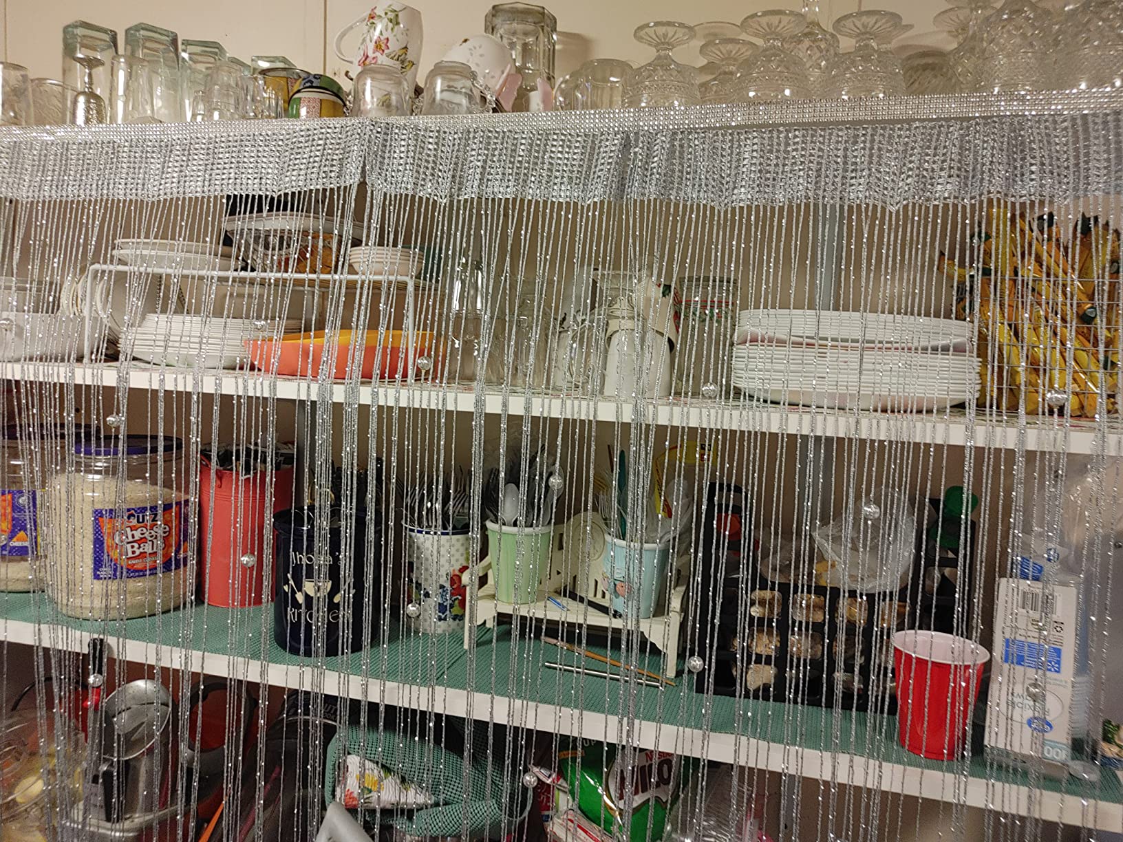 $2/mo - Finance Door String Curtain, Wall Panel Fringe Window Room ...