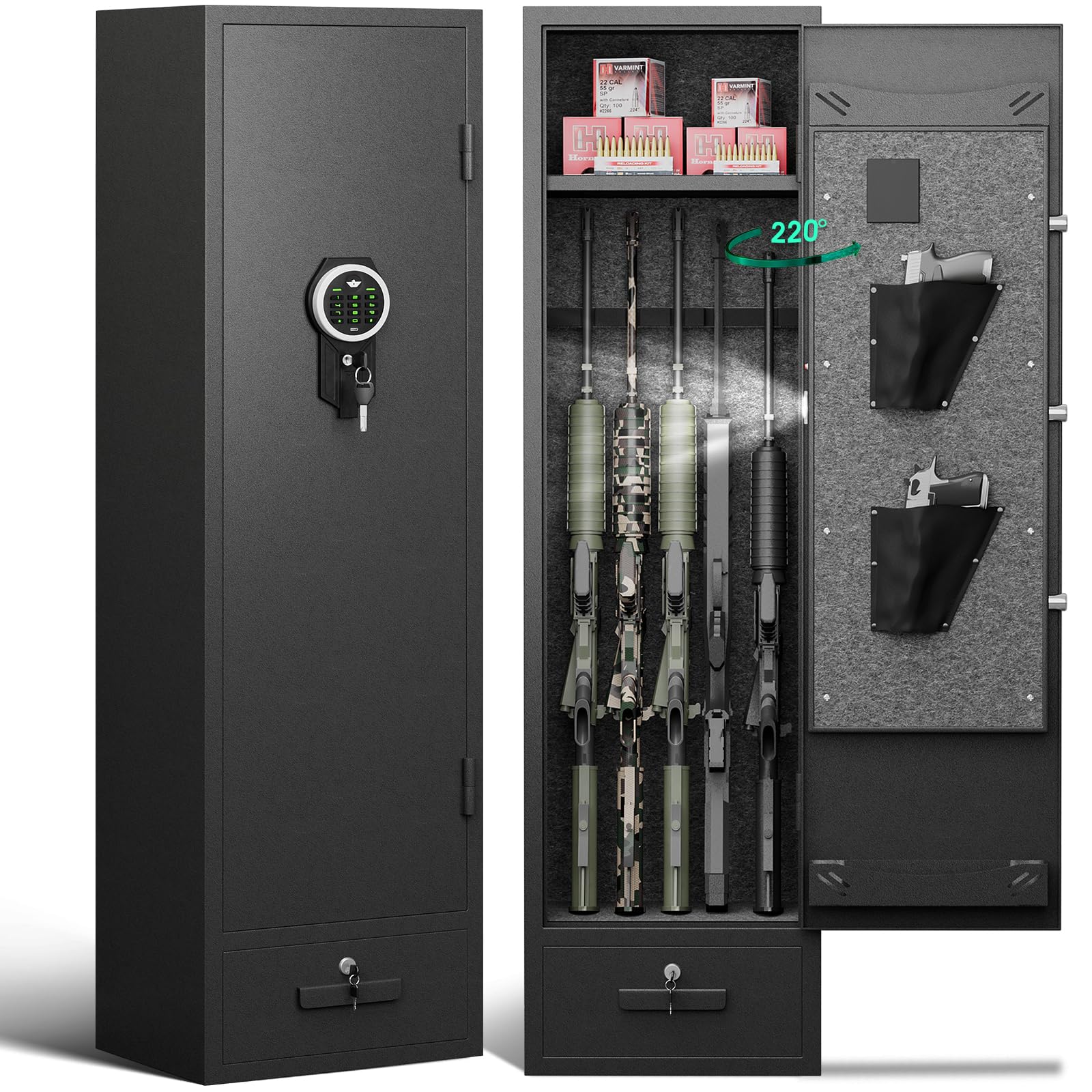 Buy Safe, 4-5 Safe, Safes for Home and Pistols, Quick Access Cabinets ...