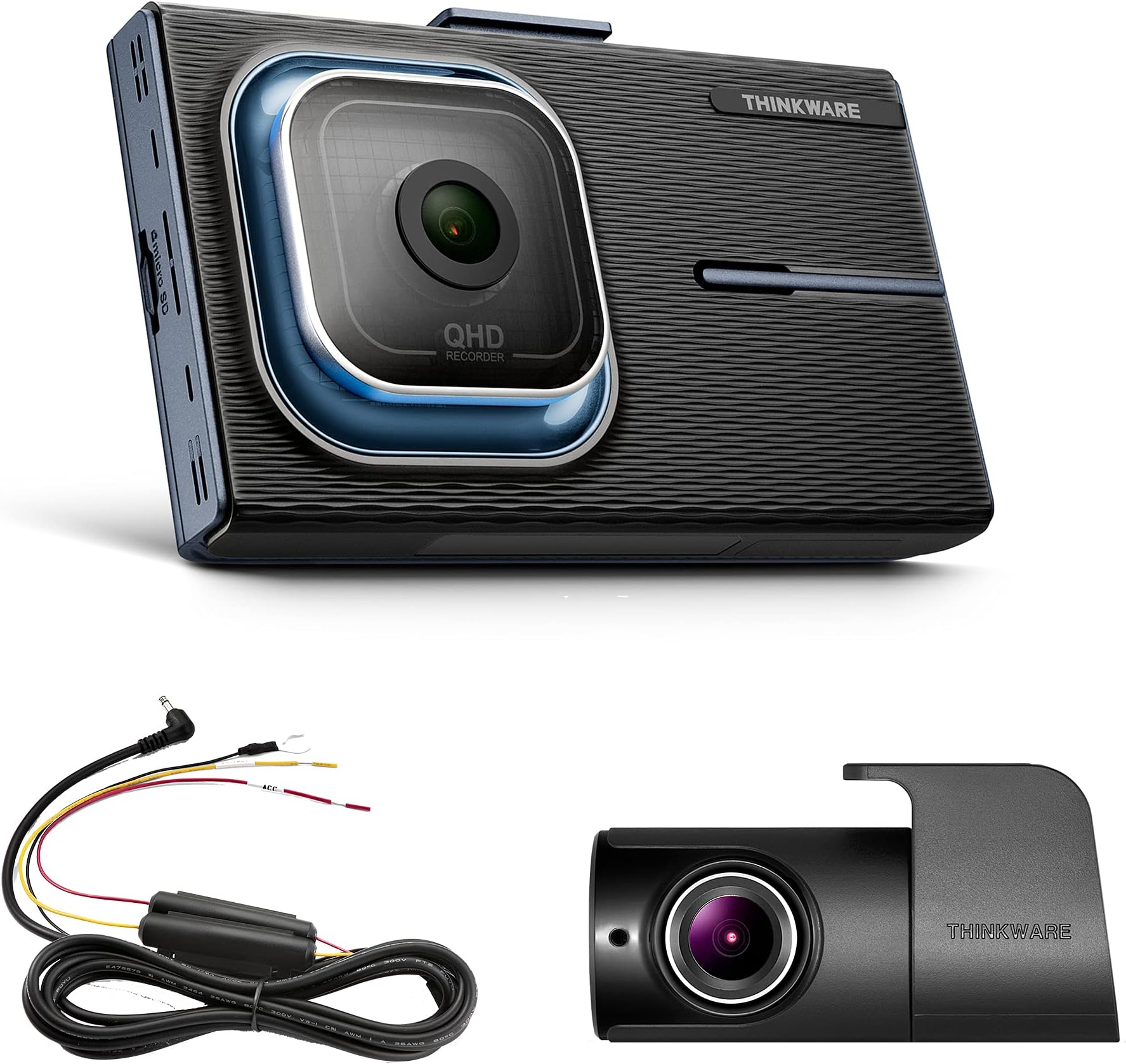 Amazon.com: THINKWARE Q200 2CH Dash Cam 2K Front 1080P Rear Car ...