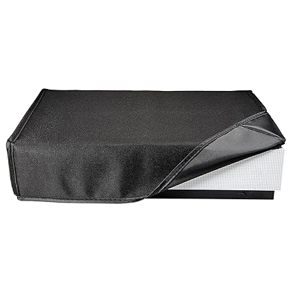 Amazon.com: eXtremeRate Black Horizontal Dust Cover for Xbox One S ...