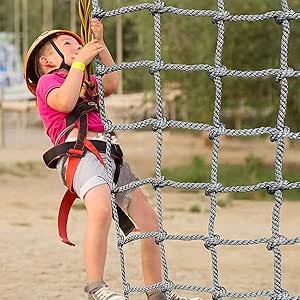 Amazon.com: MekUk Indoor Climbing net Kids Climbing Frame Net Cargo Net ...