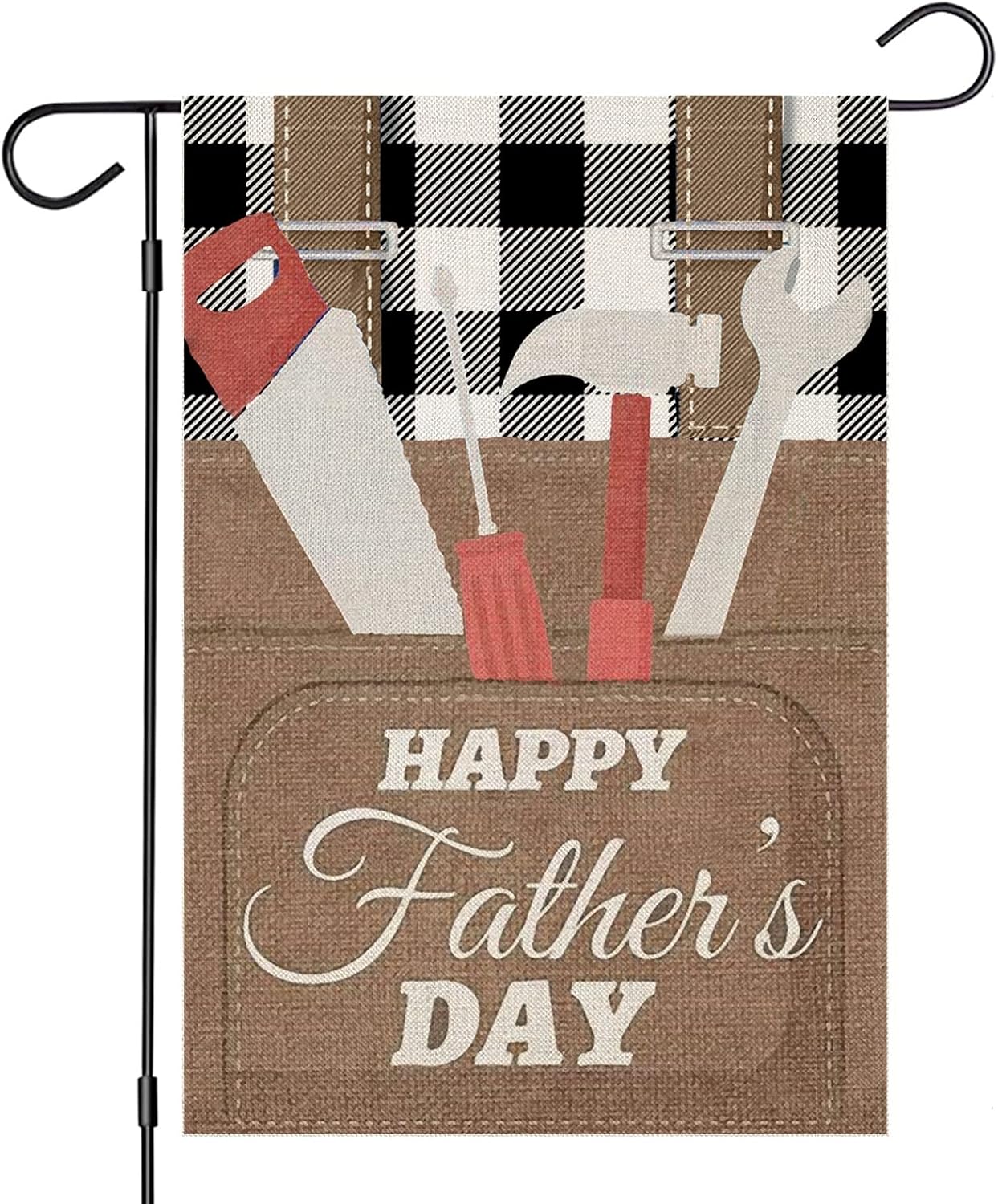 Amazon.com : Happy Father's Day Garden Flags 12x18 Inch Double Sided ...
