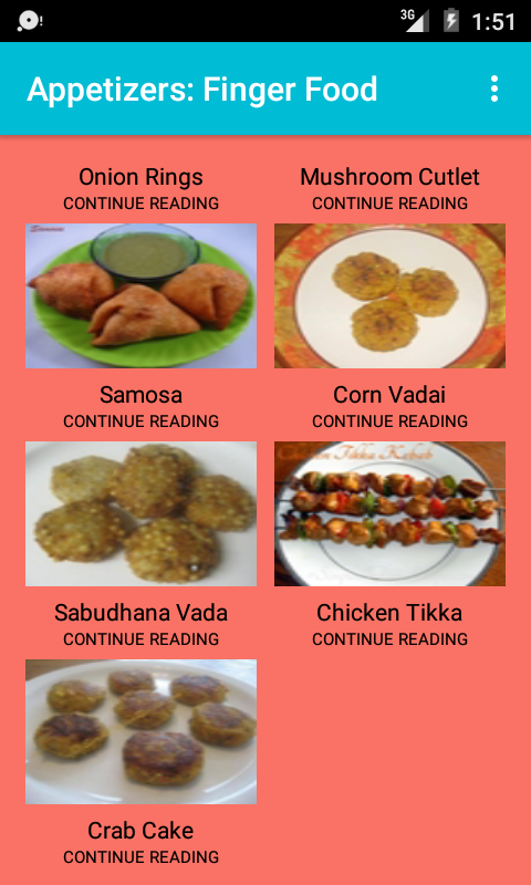 Appetizers Finger Food - App on Amazon Appstore