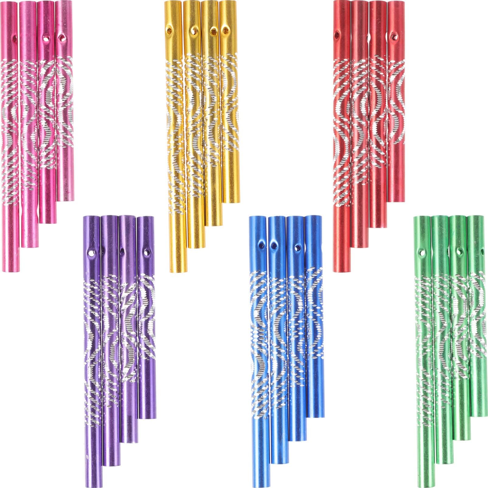 Amazon.com : 60 Pieces Wind Chime Tubes Parts Supplies String Metal for ...