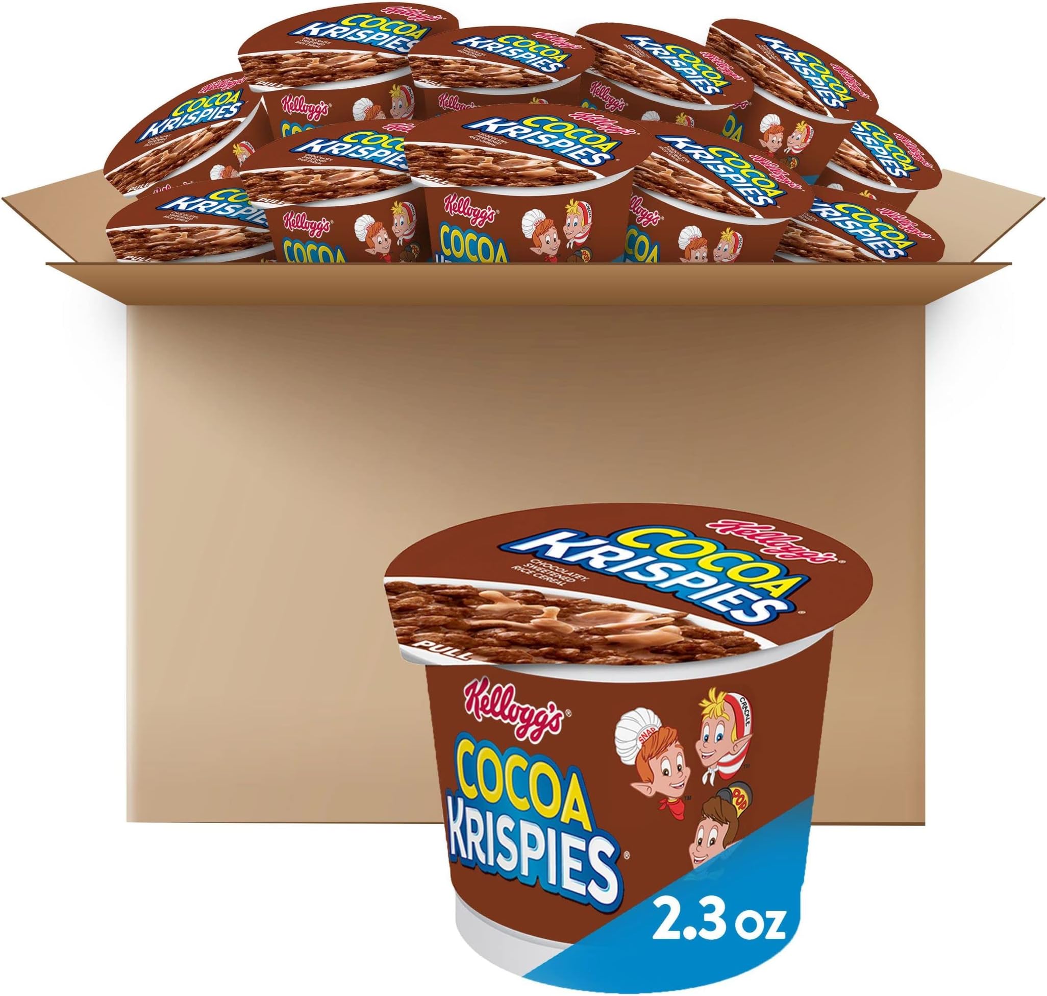 Amazon.com: Cocoa Puffs 25% Less Sugar Single Serve Cup Cereal ...