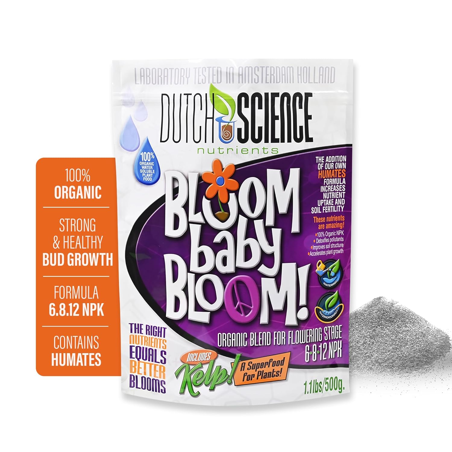 Amazon.com : Dutch Science Nutrients Bloom Booster Fertilizer - Bloom ...