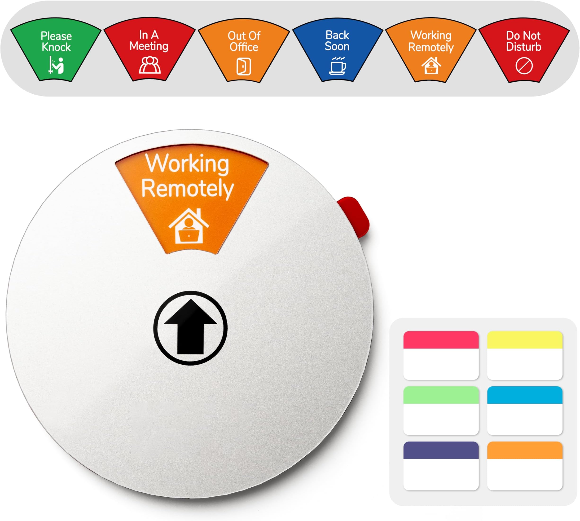 Amazon.com : 2PK Office Door Signs Do Not Disturb, 6 Options Private ...