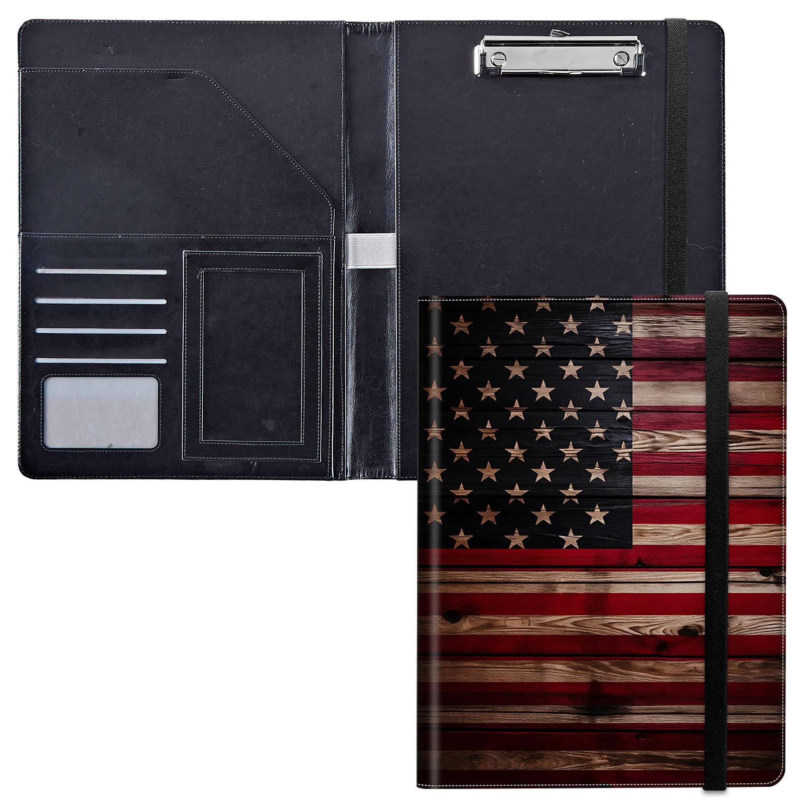 Amazon.com : for Padfolio Clipboard Folder Portfolio for Men Women PU ...