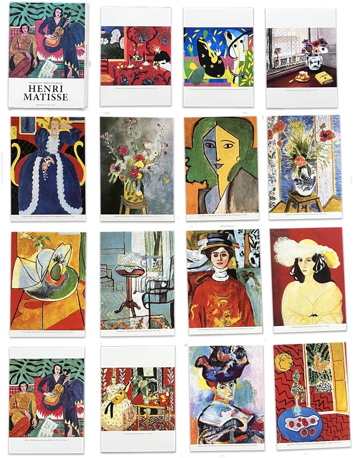 Amazon.com : REMIFA Henri Matisse Postcards for Mailing,30 PCS Famous ...
