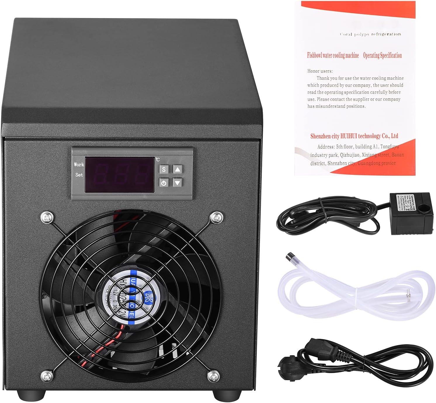 Amazon.com: WSSEY Aquarium Chiller 60L Small Fish Tank Cooler ...